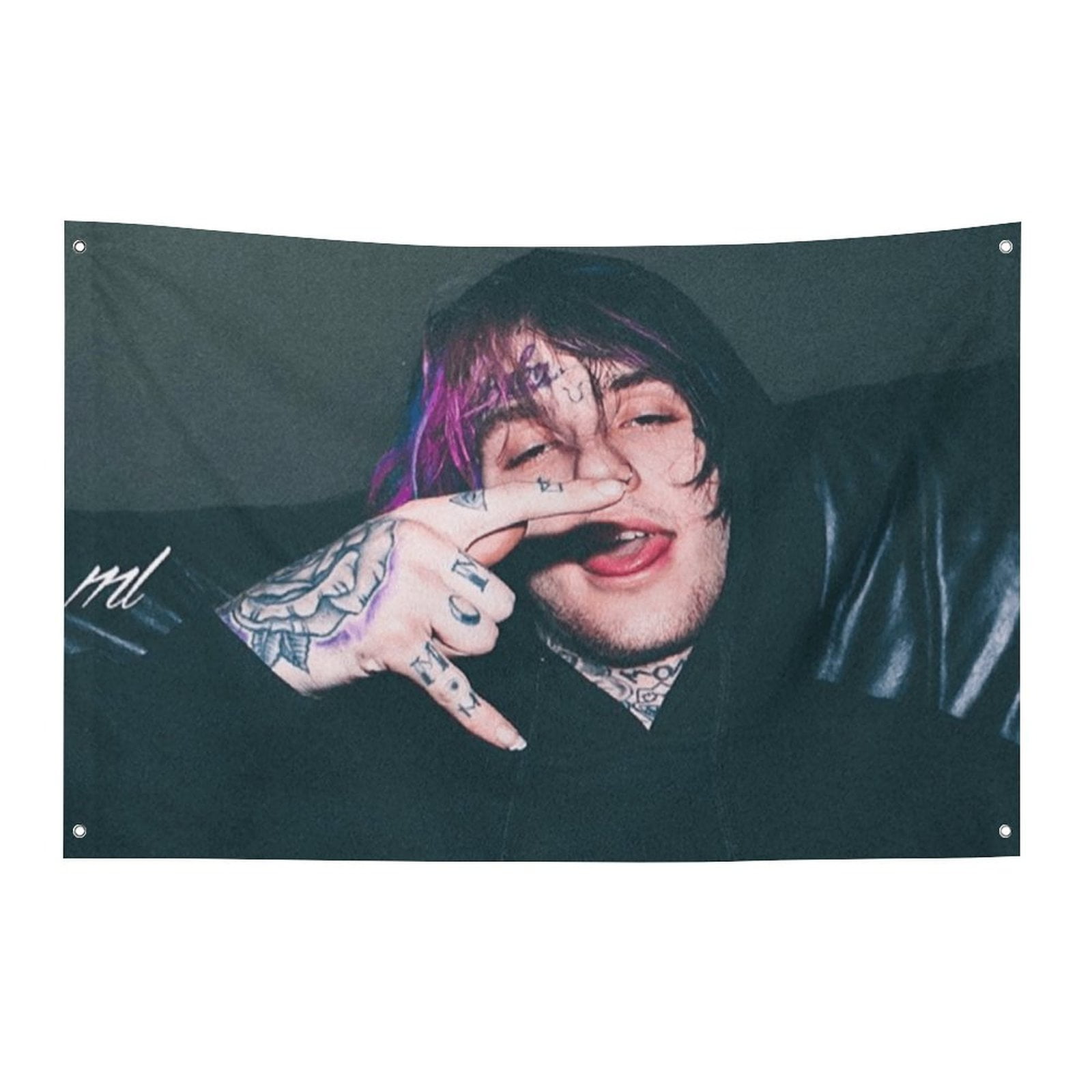 Lil Peep Tapestries Love Rapper Flag Banner Funny Poster Wall Flag ...