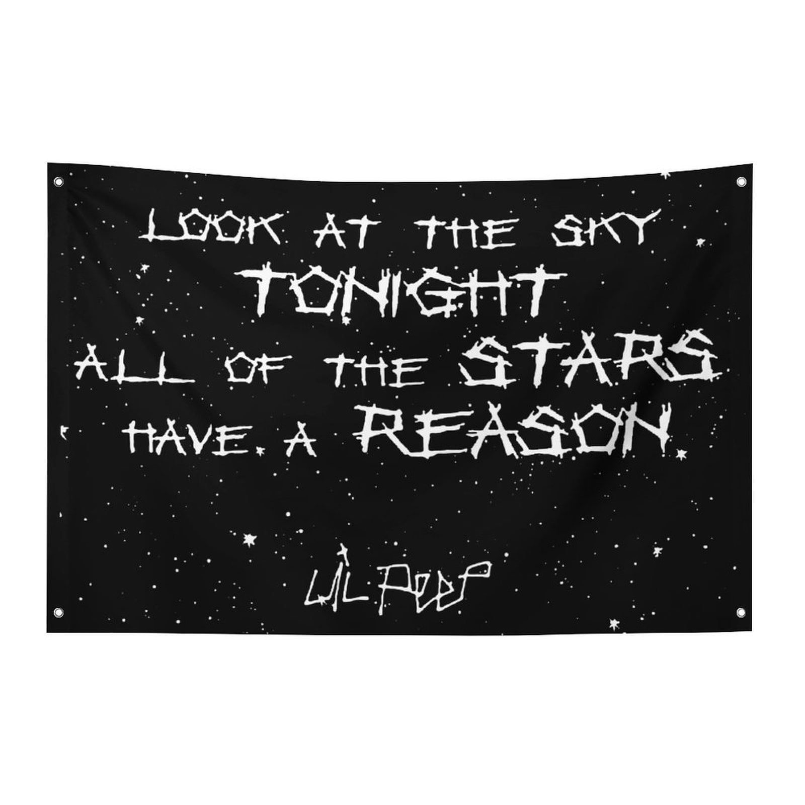 Lil Peep Tapestries Love Rapper Flag banners Men Cave wall Flags ...