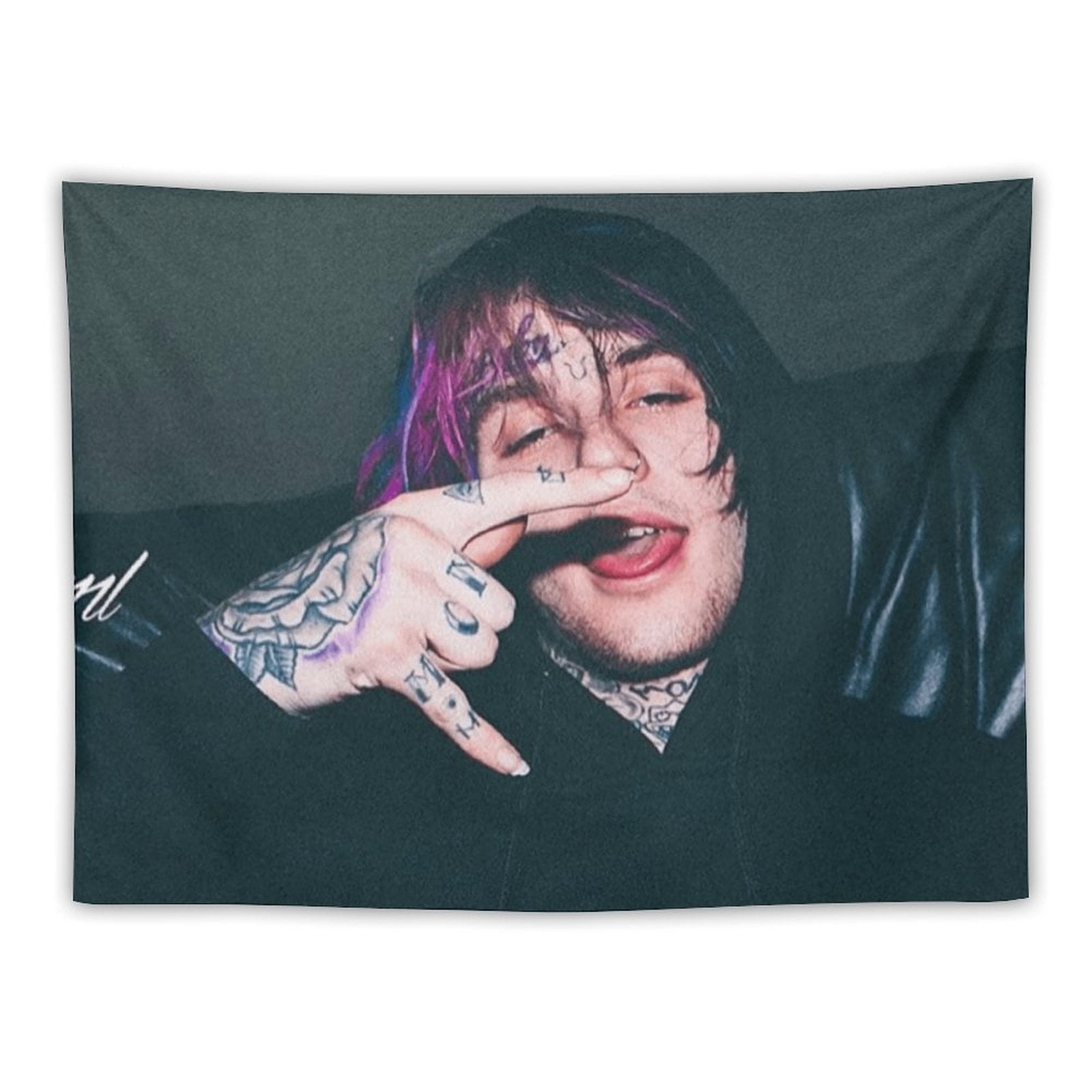 Lil Peep Tapestries Love Rapper Fun Tapestry Wall Hanging Party Bedroom ...