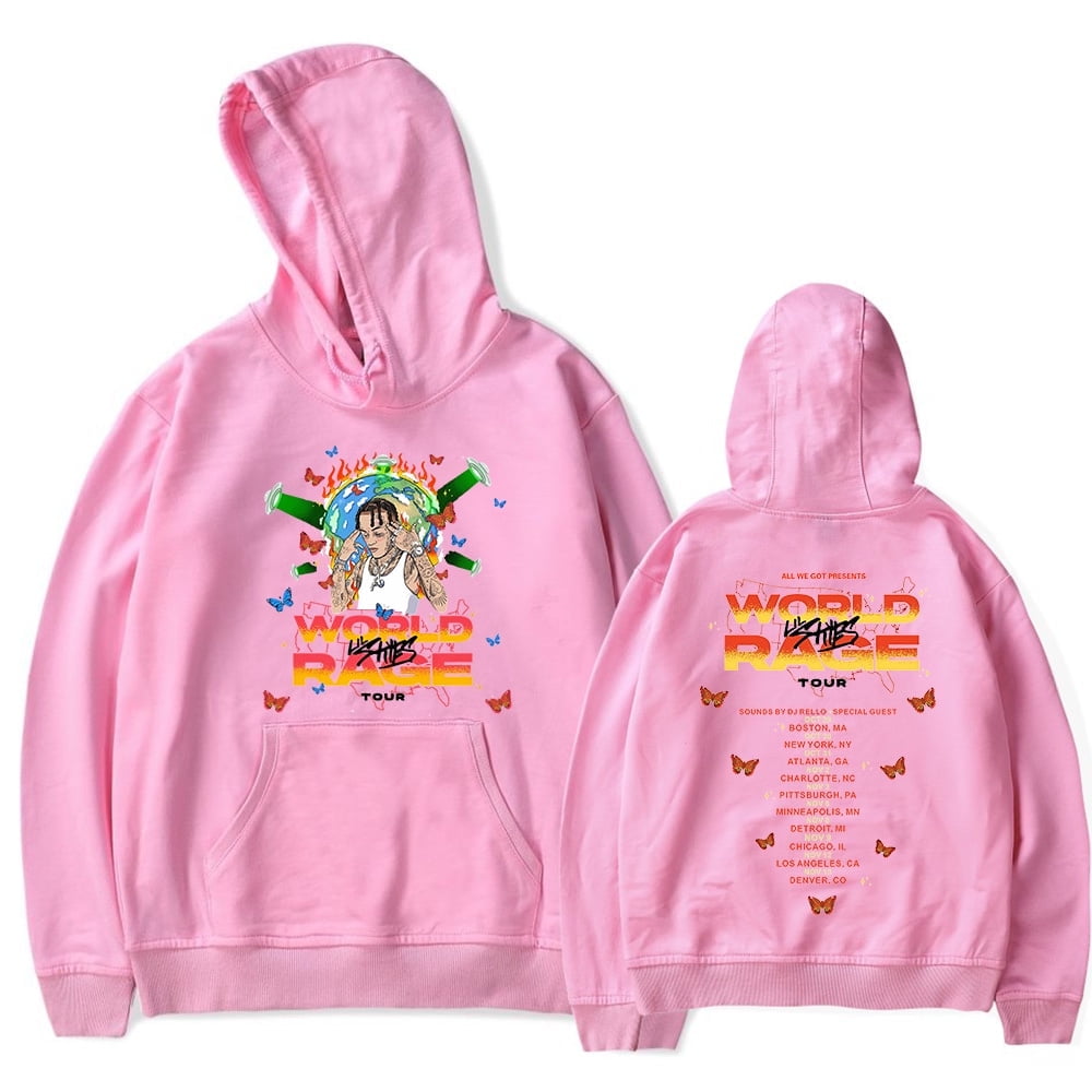 Lil Skies Merch World Rage Tour Hoodie Sweatshirt New Logo Women/Men ...