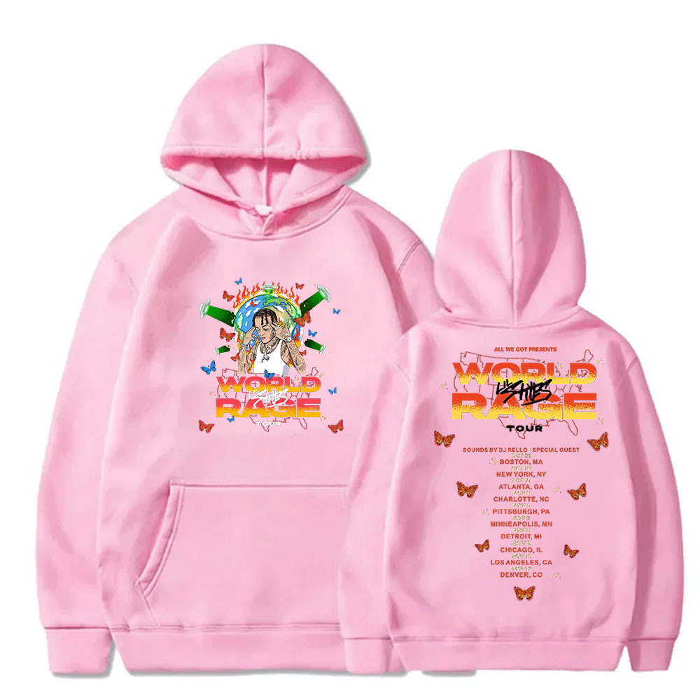 Lil Skies World Rage Tour Merch Hoodies Rapper New Logo Hooded Women ...
