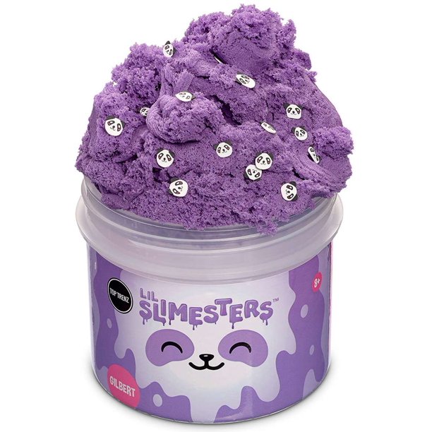 Lil Slimesters Jelly Sparkle Texture Gilbert Panda Slime (with Clay ...