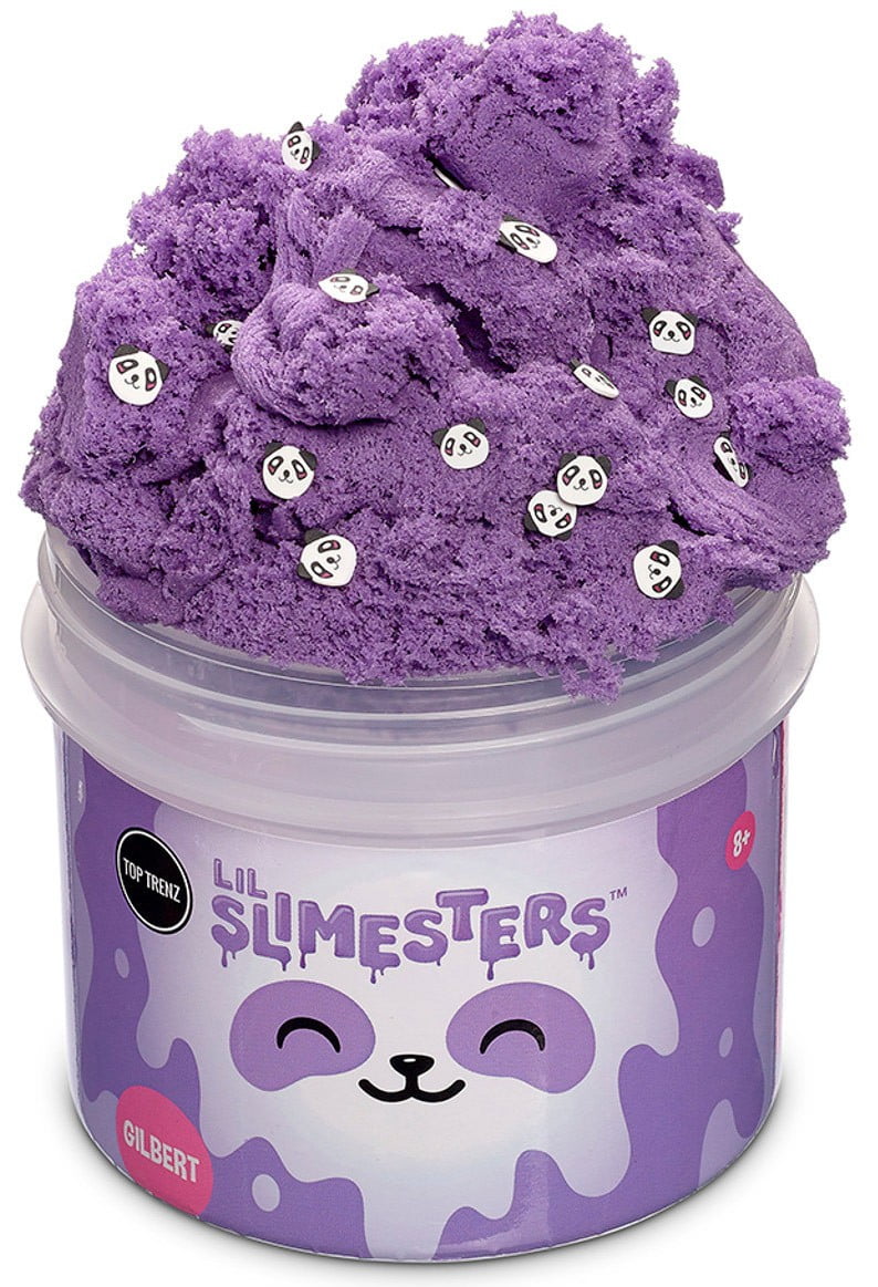 Lil Slimesters Jelly Sparkle Texture Gilbert Panda Slime (with Clay ...
