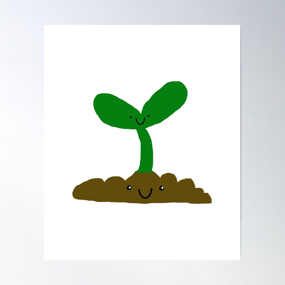 Lil Sprout Poster Wall Art, Modern Wall Decor For Living Room Bedroom ...