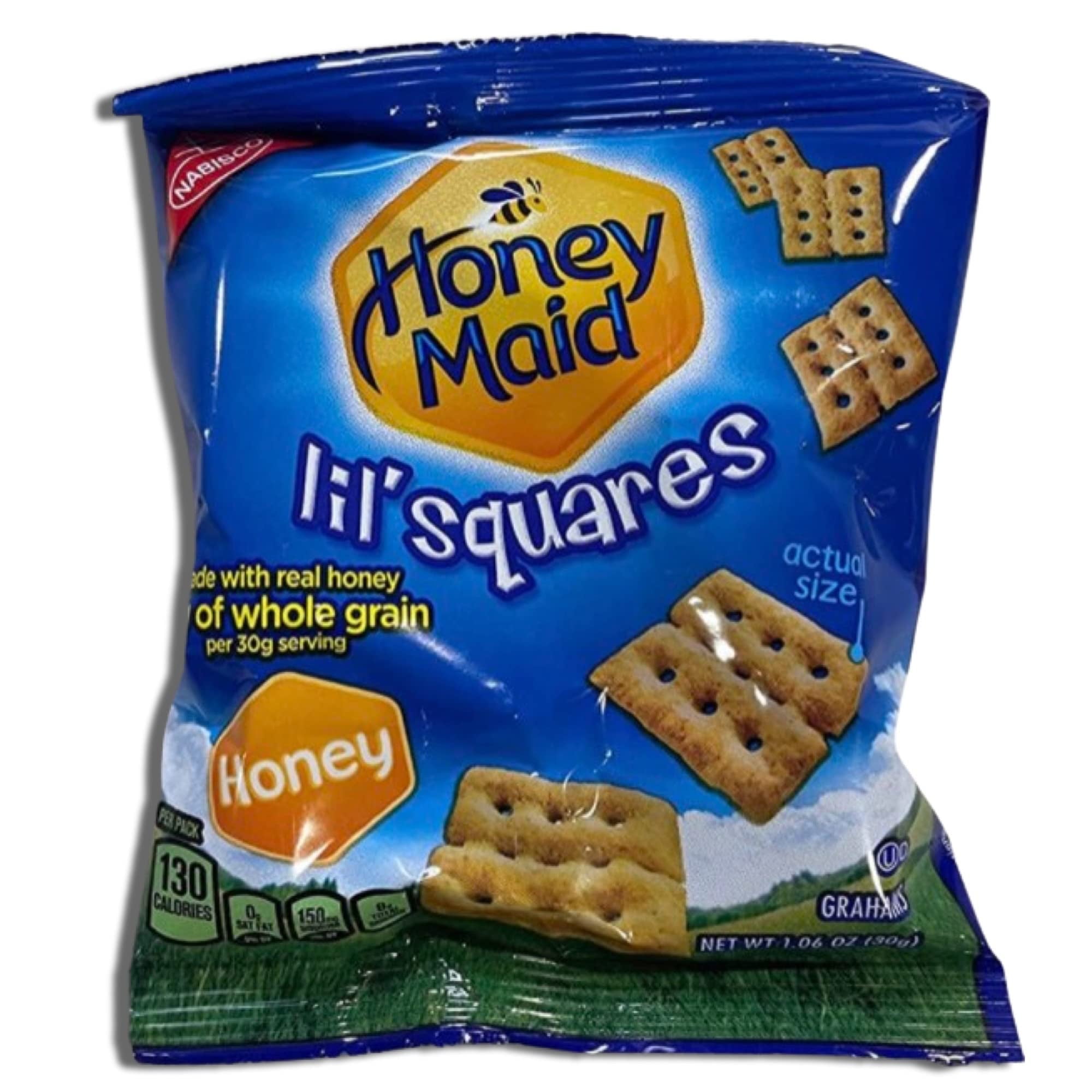 Tribeca Curations Honey Graham Crackers Small Squares 30g Whole Grain ...