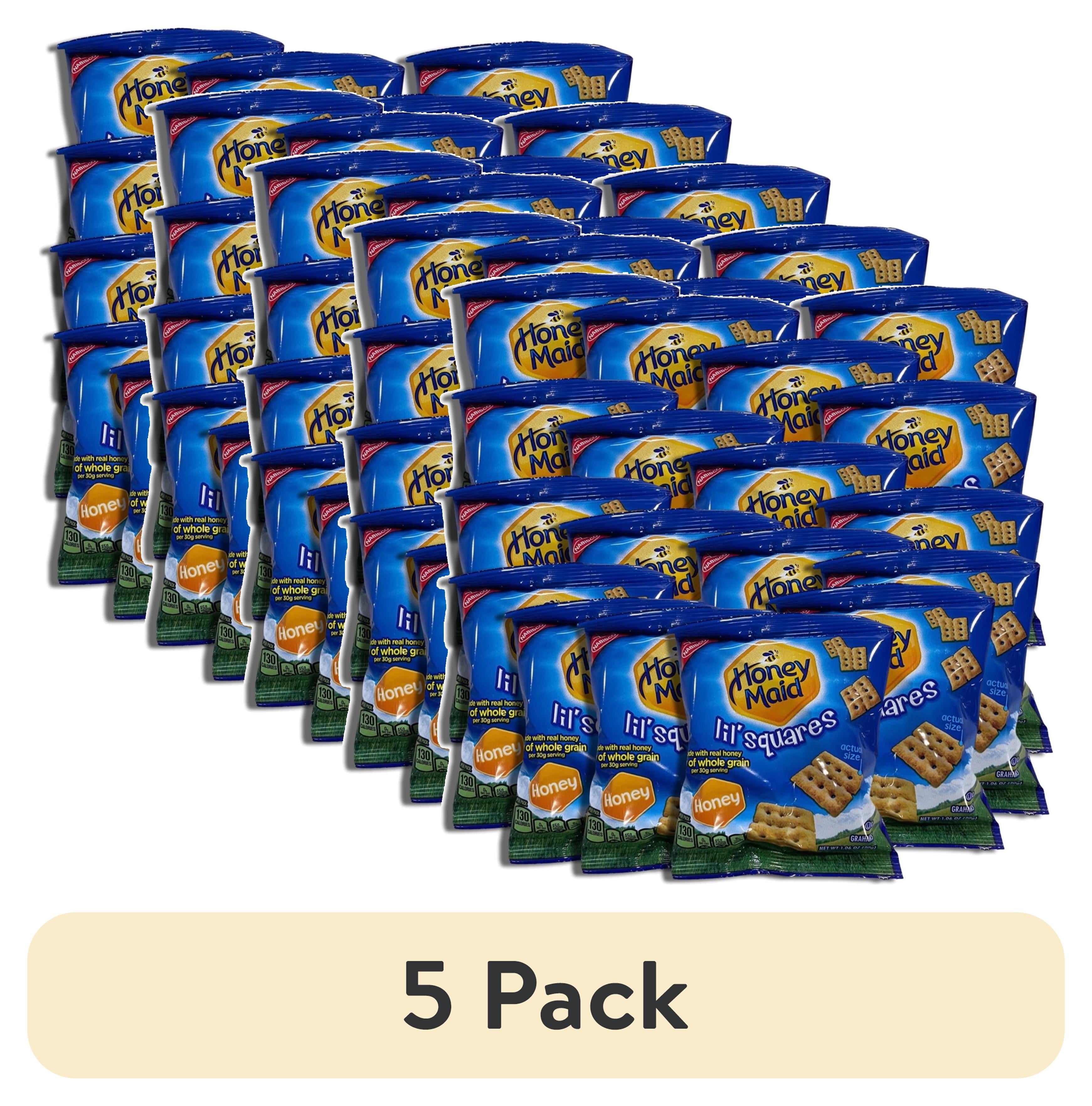 (5 pack) Lil' Squares Honey Graham Crackers Individual Single Serve ...