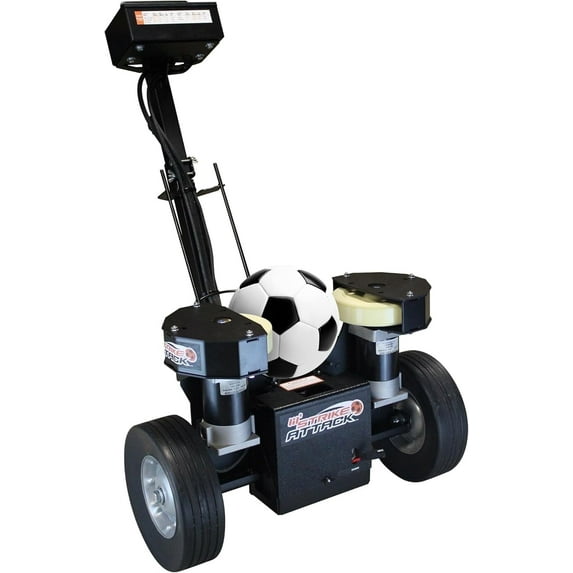 Lil Strike Attack Soccer Ball Throwing Machine (DC Model), Battery and ...