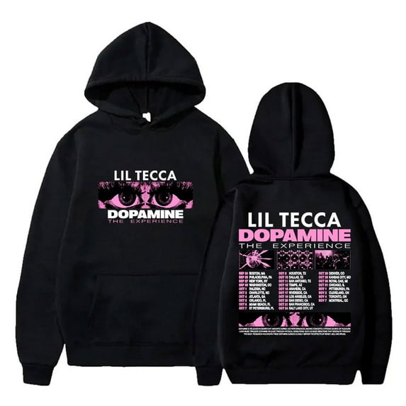 Lil Tecca The Dopamine Experience Tour 2025 Merch Hoodie Unisex Fashion ...