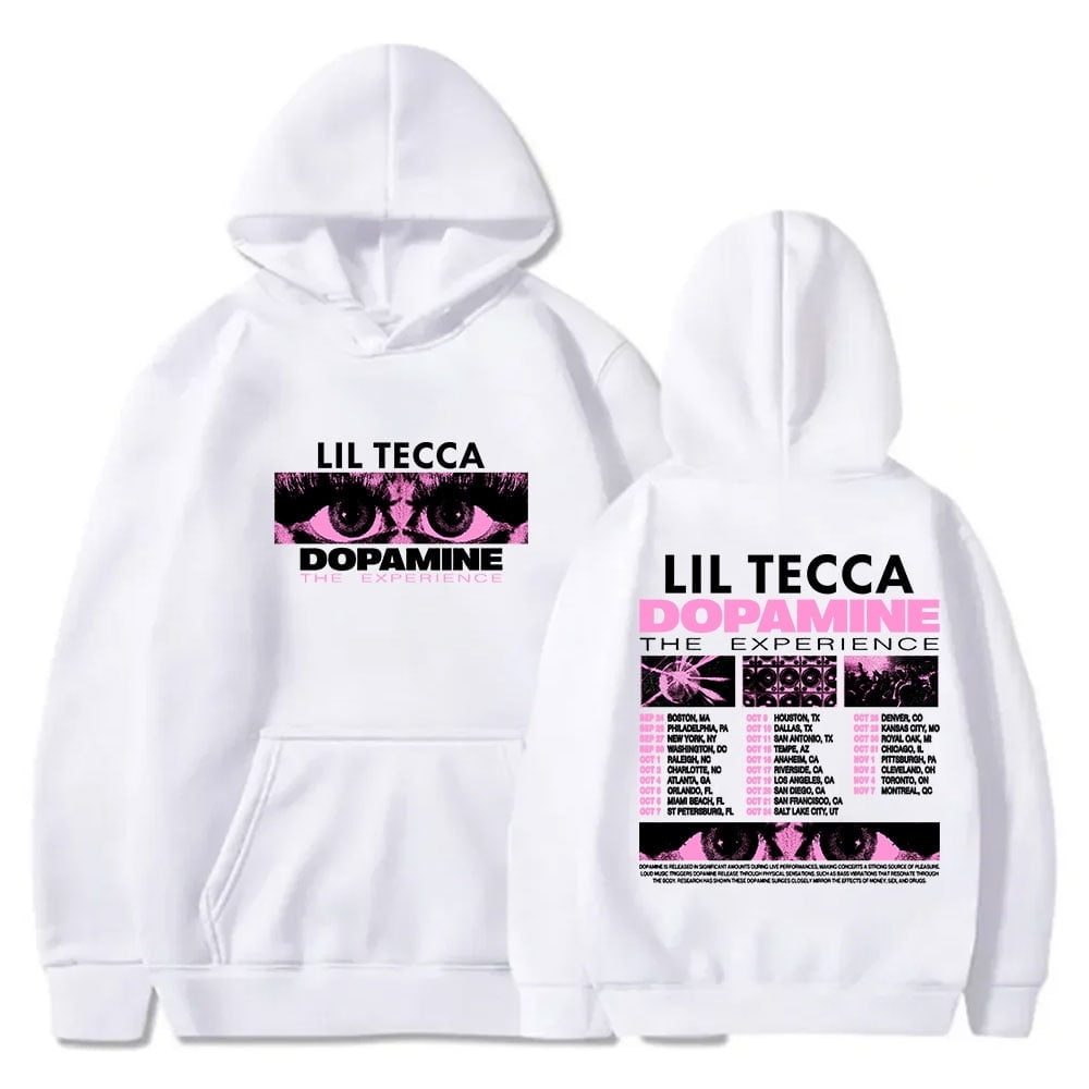 Lil Tecca The Dopamine Experience Tour 2025 Merch Hoodie Unisex Fashion ...