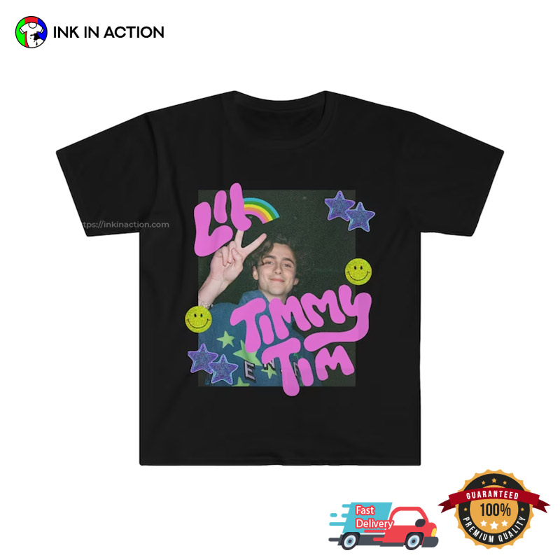 Lil Timmy Tim Funny Photo Timothee Chalamet Shirt - Walmart.com