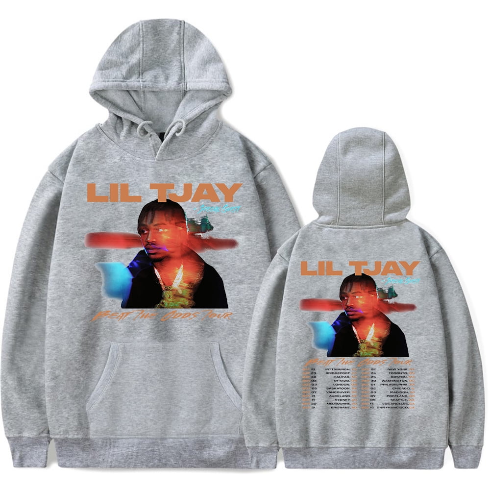 Lil Tjay Beat The Odds Tour 2023 Hoodies Merch Rapper pop graphics ...