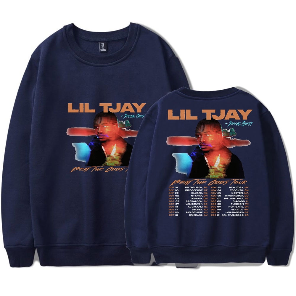 Lil Tjay Beat The Odds world tour Pullover Man/Woman Hip Hop Hoodies ...