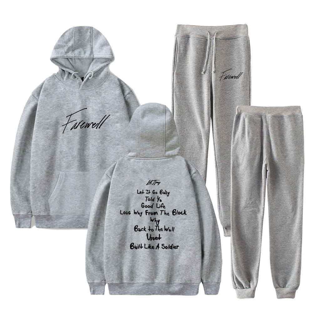 Lil Tjay Farewell Tracklist Hoodies Jogger Pants Cosplay Unisex Fashion ...