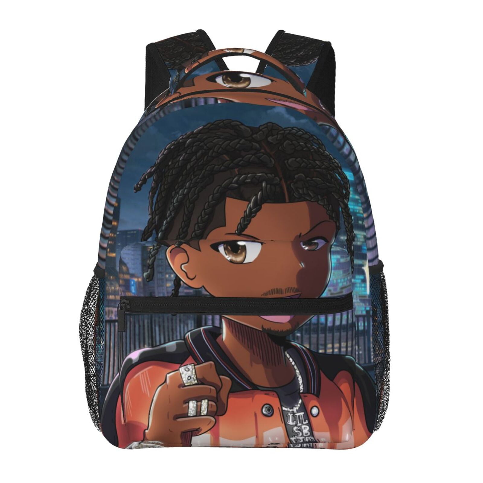 Lil Tjay Song Casual Backpack Schoolbag Large Capacity Daypack ...