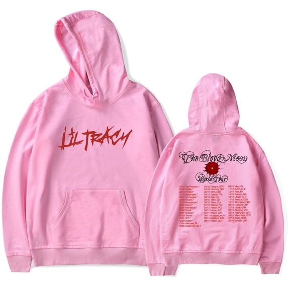 Lil Tracy The Blood Moon Tour Hooded Long Sleeved Streetwear Role ...