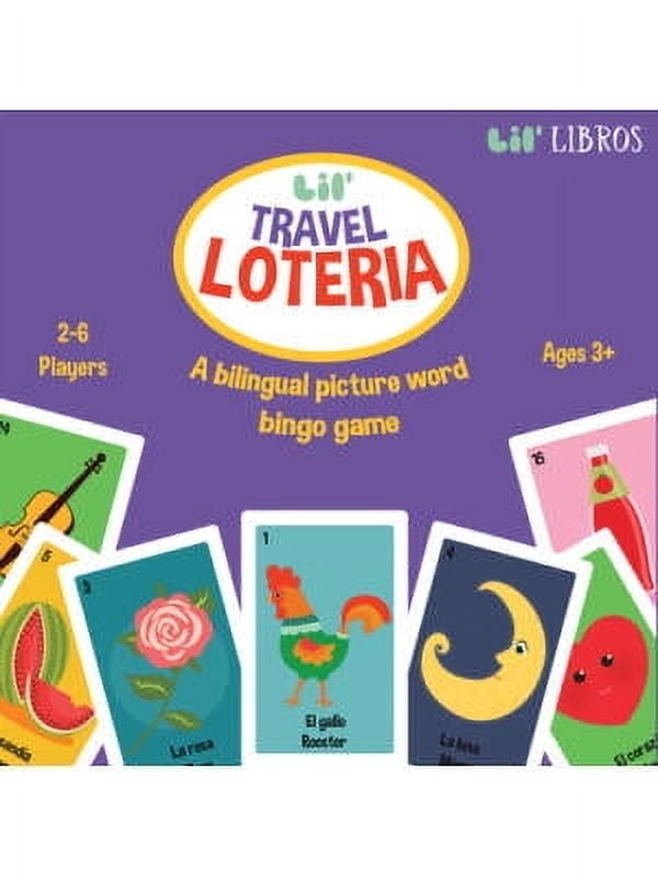 Lil' Travel Loteria : A Bilingual Picture Word Bingo Game - Walmart.com