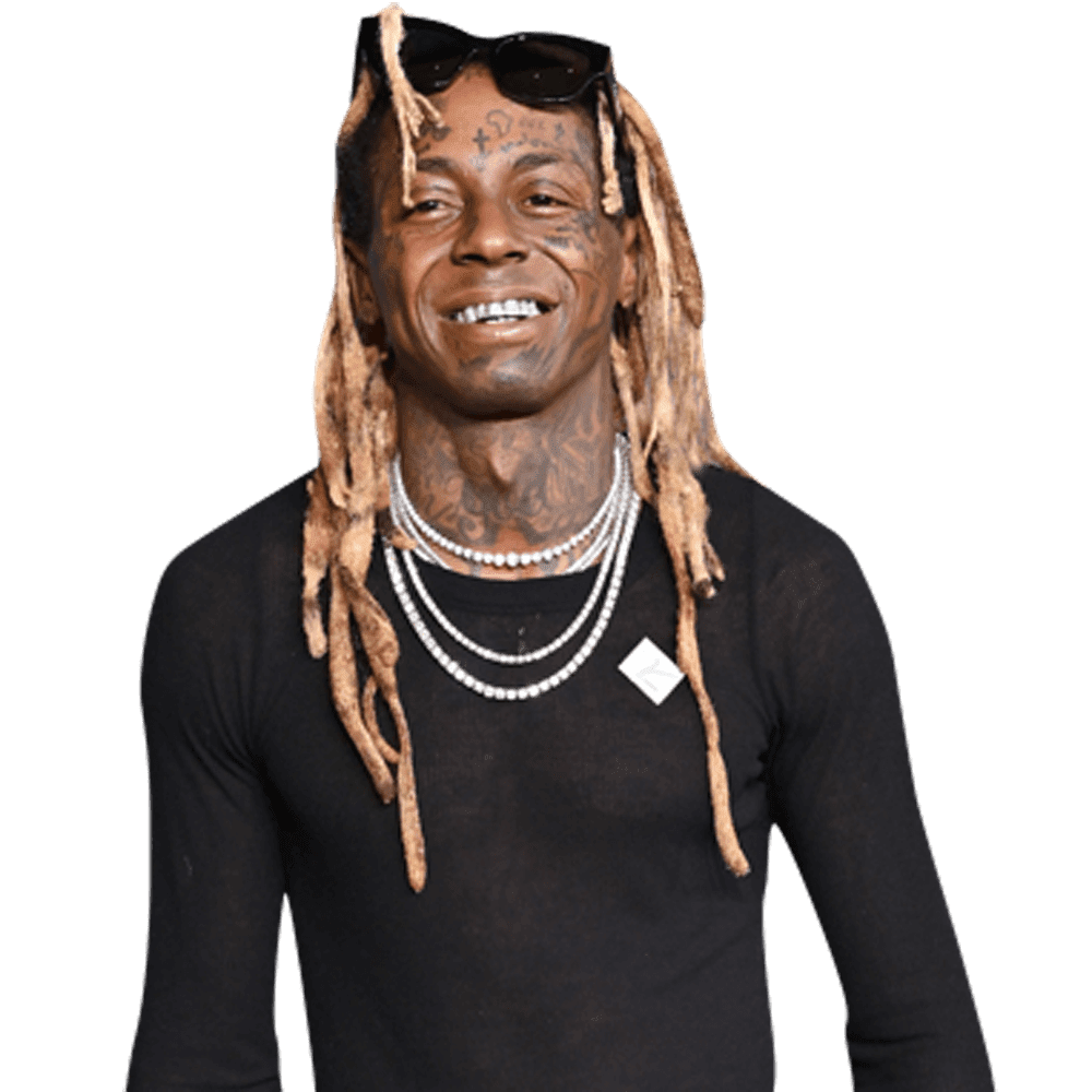 Lil Wayne (Black Outfit) Half Body Buddy Cutout - Walmart.com