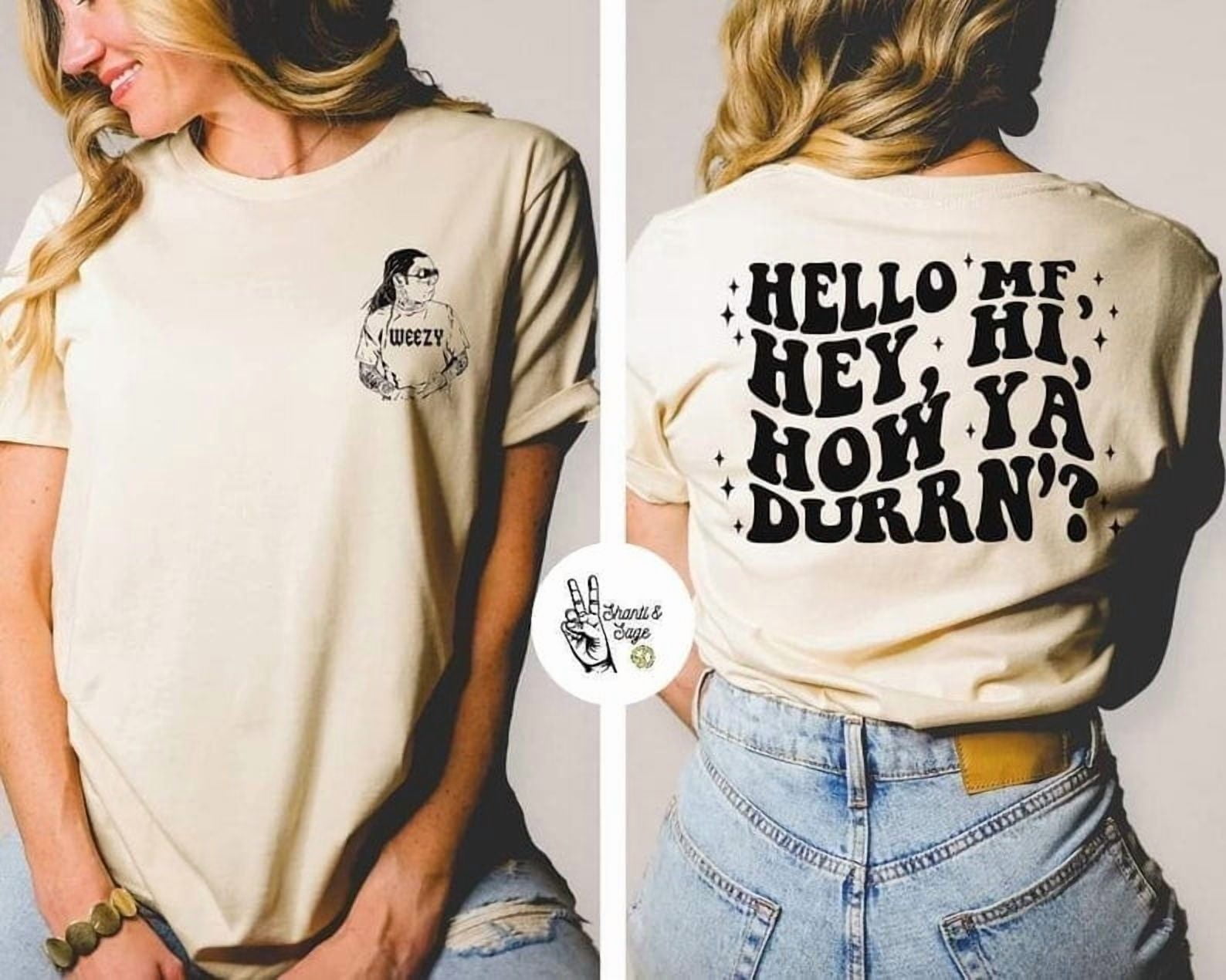 Lil Wayne 'Hello MF Hey Hi How You Doin' T-Shirt - Walmart.com