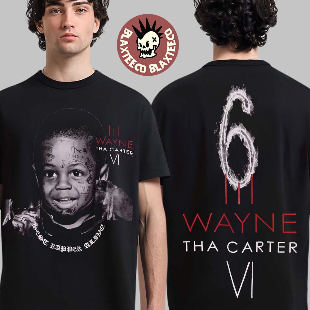 Lil Wayne Tha Carter VI Hot Topic Merch Two Sided T-Shirt,Black Color ...