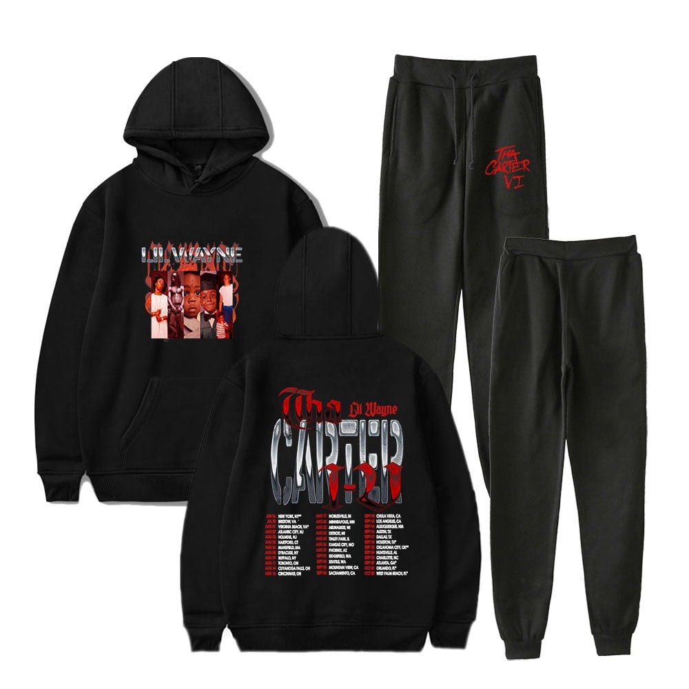 Lil Tha Carter VI Tour Merch Hoodies Jogger Pants Cosplay Women Men ...