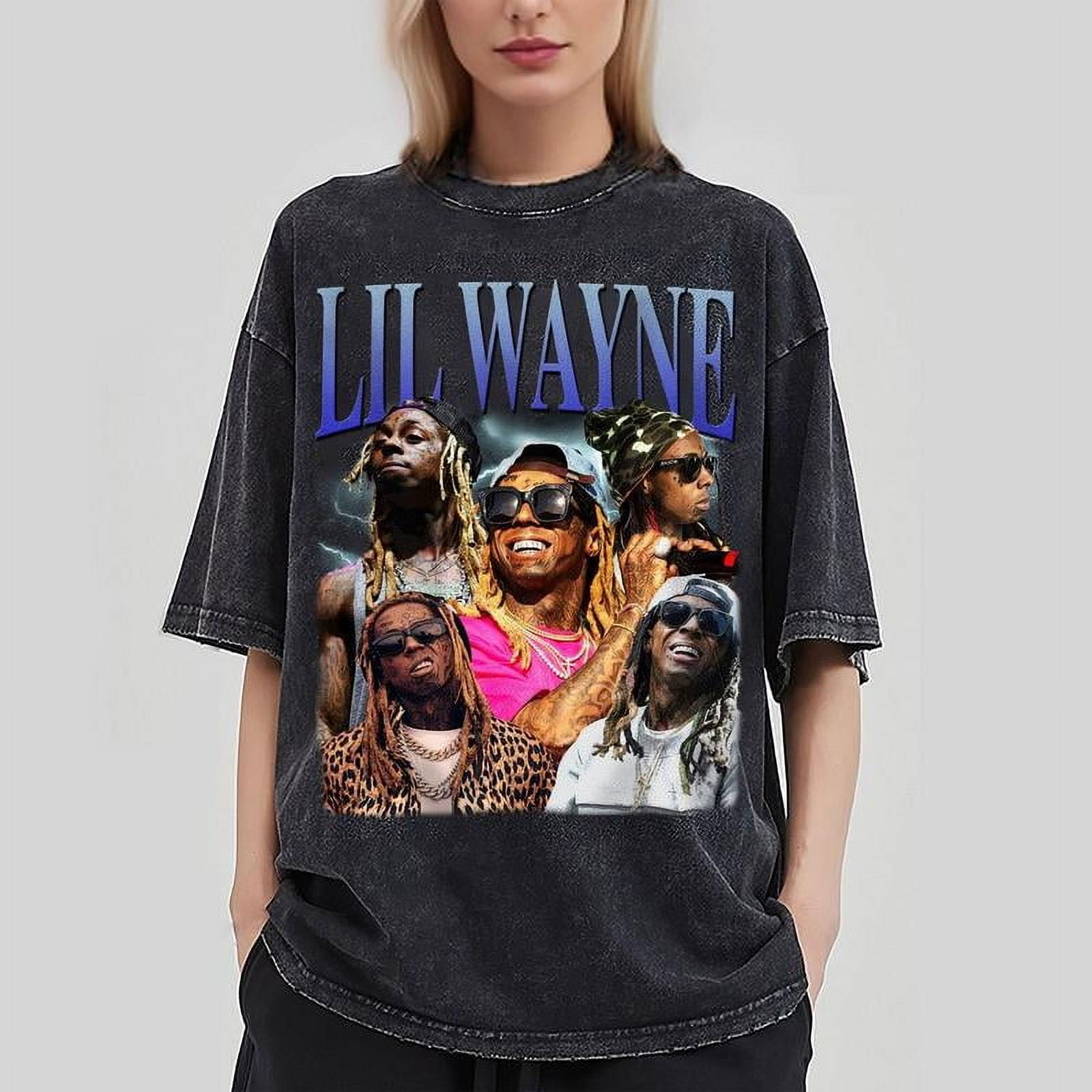 Lil Wayne Vintage T. Hip hop Rapper Homage Graphic T Unisex Comfort Tee ...