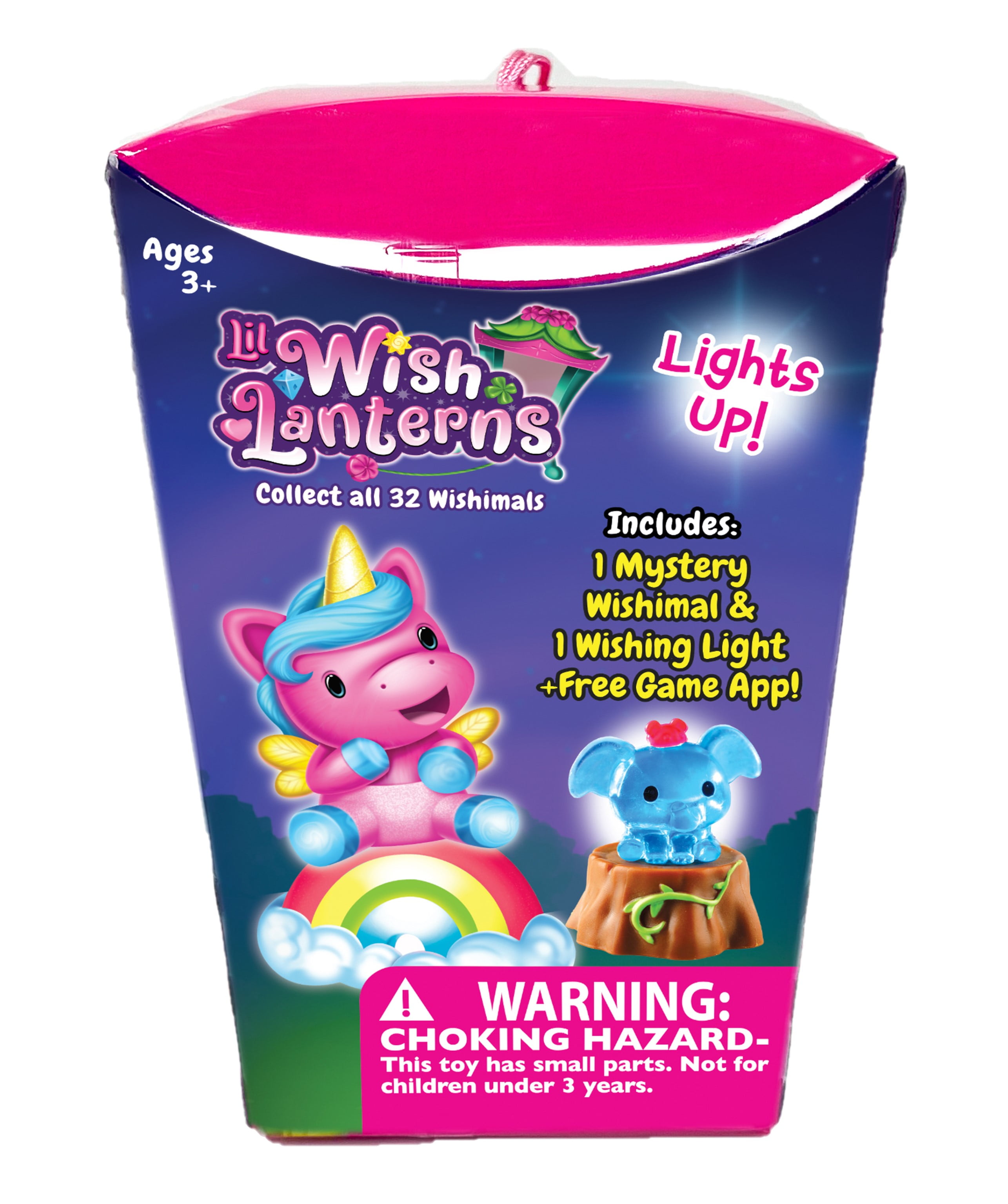 Lil Wish Lantern Wishing Light Pack, Wishimal Figures, Child Novelty ...