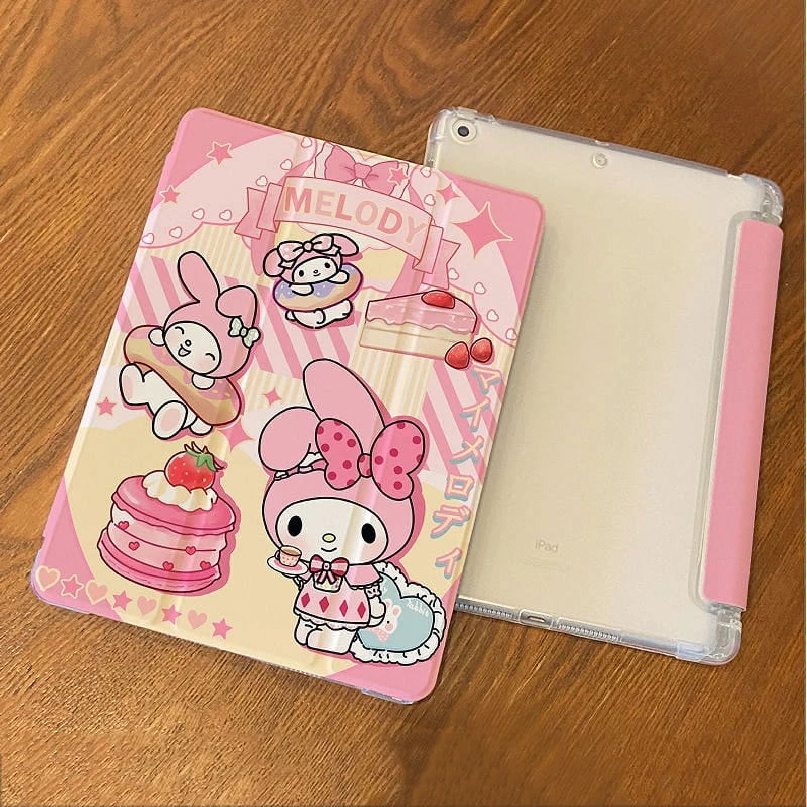 Lil' cinnamon Kuromi My Melody Tablet Case for iPad Air 1 2 3 mini 4 5 ...
