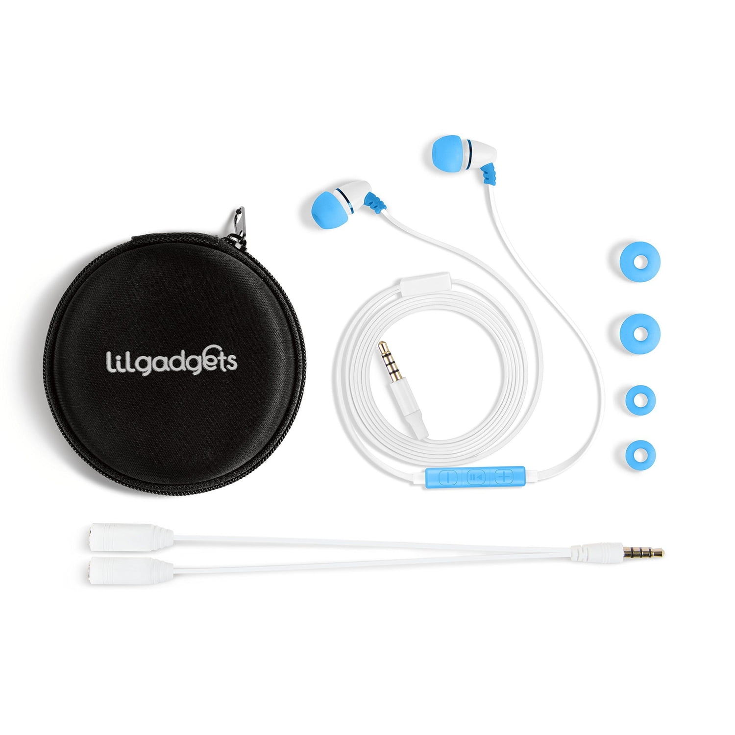 LilGadgets BestBuds Kids Earbuds, Safe Volume Limited, In-Ear with ...