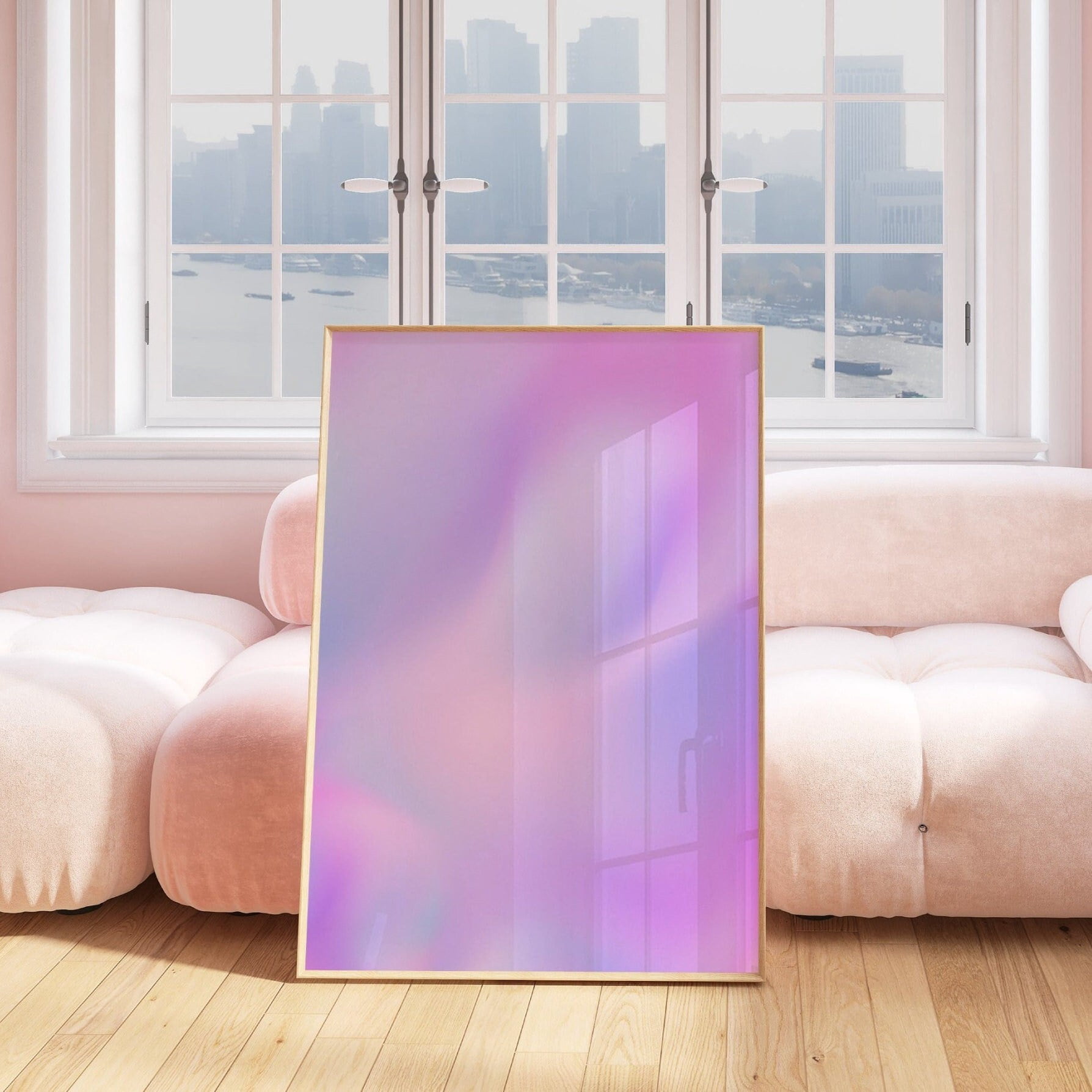 Lilac Aura Gradient Posters Pink Aura Print Preppy Room Decor Purple ...