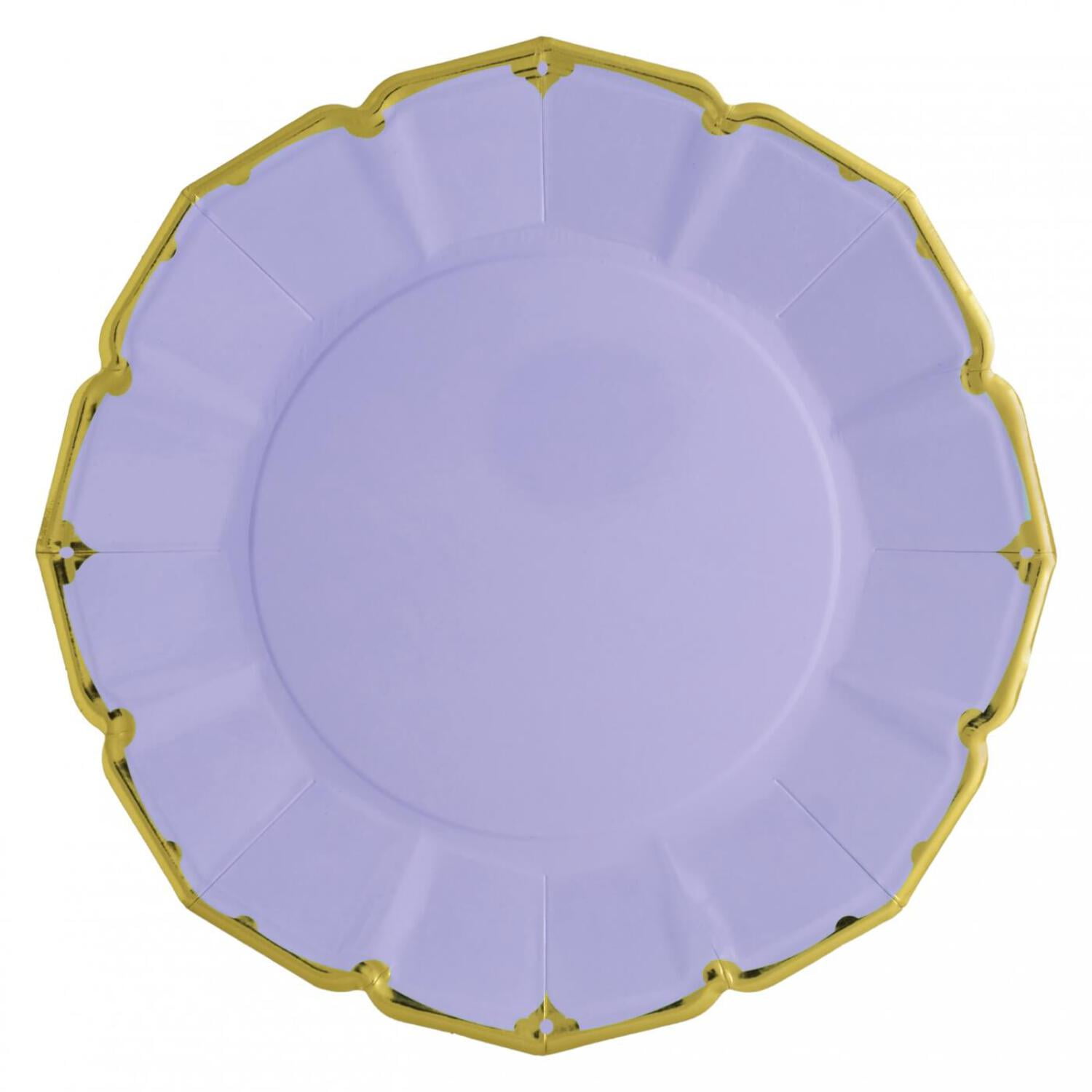 Lilac Dinner Plates | Unique Porcelain Inspired Party Paper Plate ...