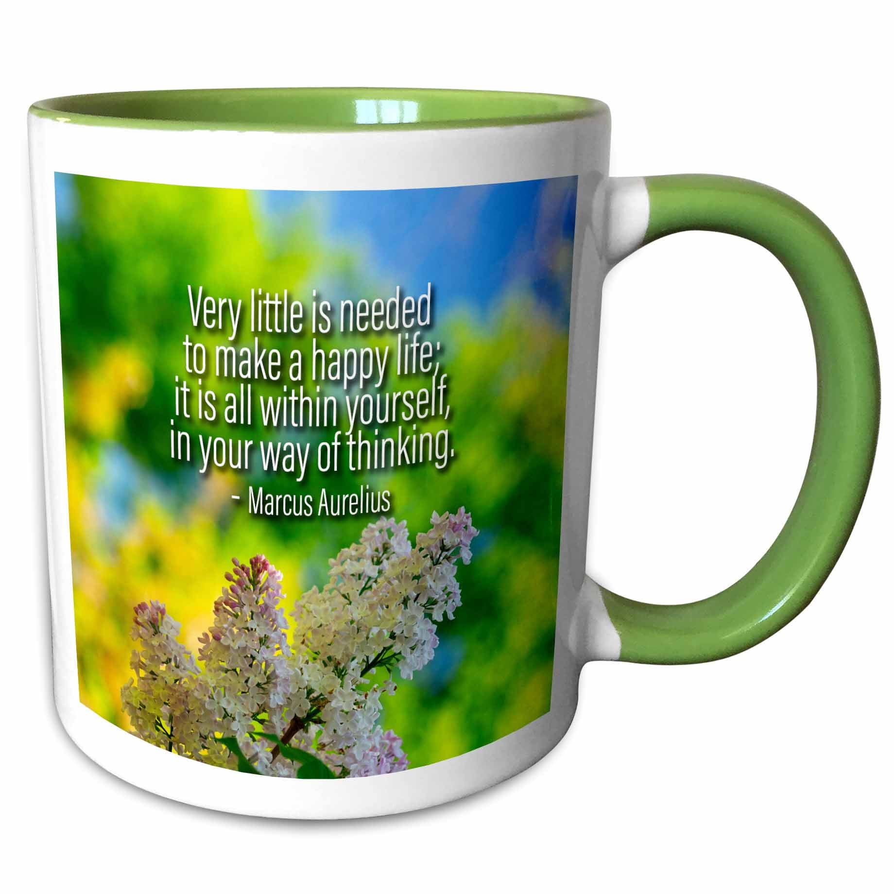3drose, Lilac Flowers. Marcus Aurelius Quote Very Little Is Needed to ...