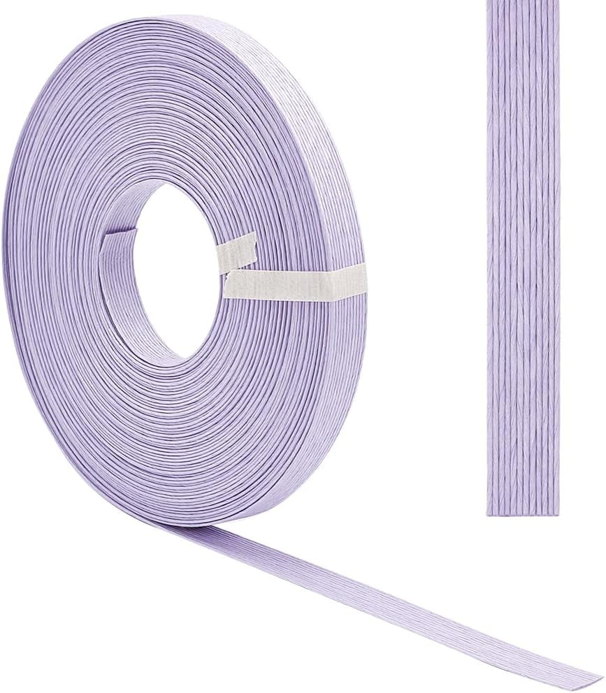 Lilac Paper Rattan Weaving Cane 21.8Yards0.6inch 12-Ply DIY Art Craft ...