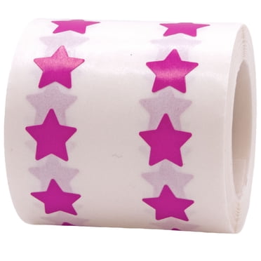 Adhesive White Star Stickers, 1 Inch, 500 Labels on Roll - Walmart.com