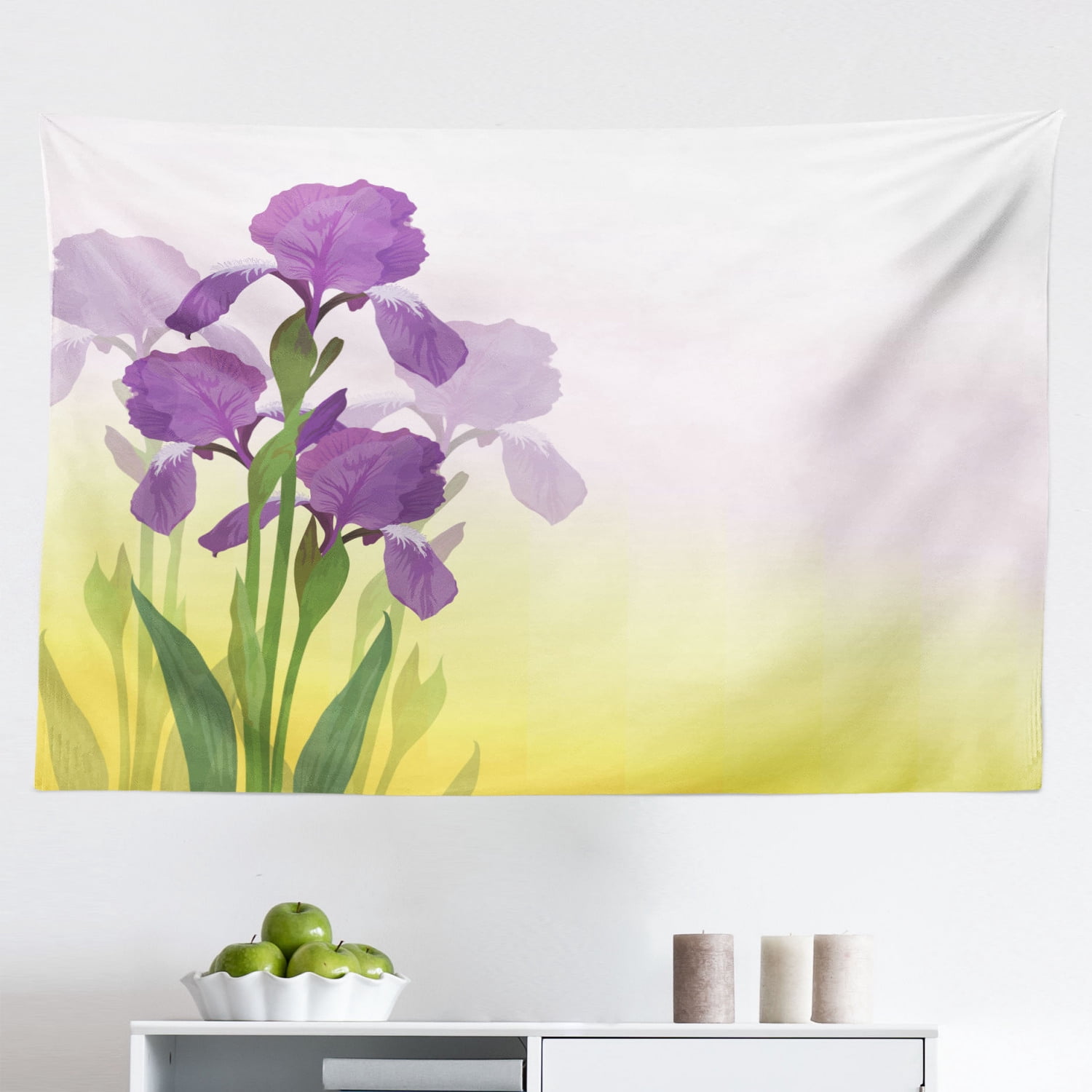 Lilac Tapestry, Bouquets of Flowering Twigs Summer Foliage Natural ...