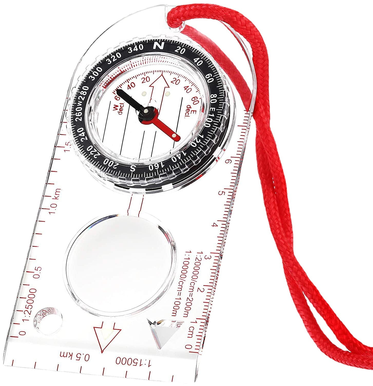 Lilaris Navigation Compass Orienteering Compass Boy Scout Compass ...