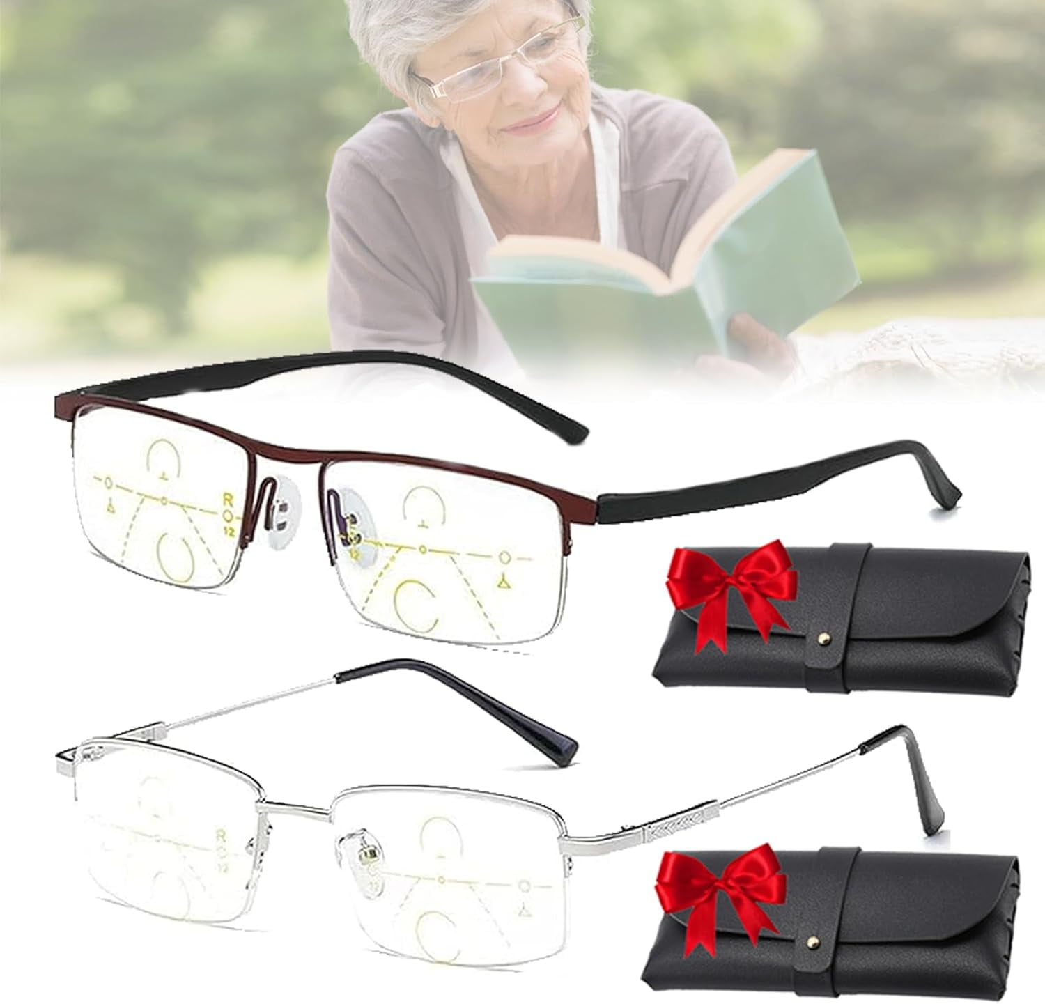 Lilcher Intellireaders for Men & Women – Progressive Multifocal Reading ...