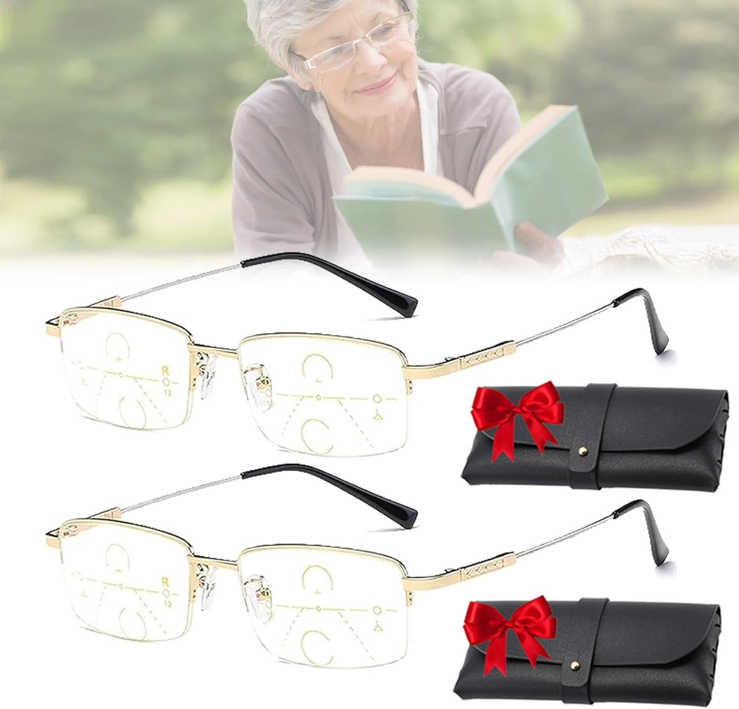 Lilcher Intellireaders for Men & Women – Progressive Multifocal Reading ...