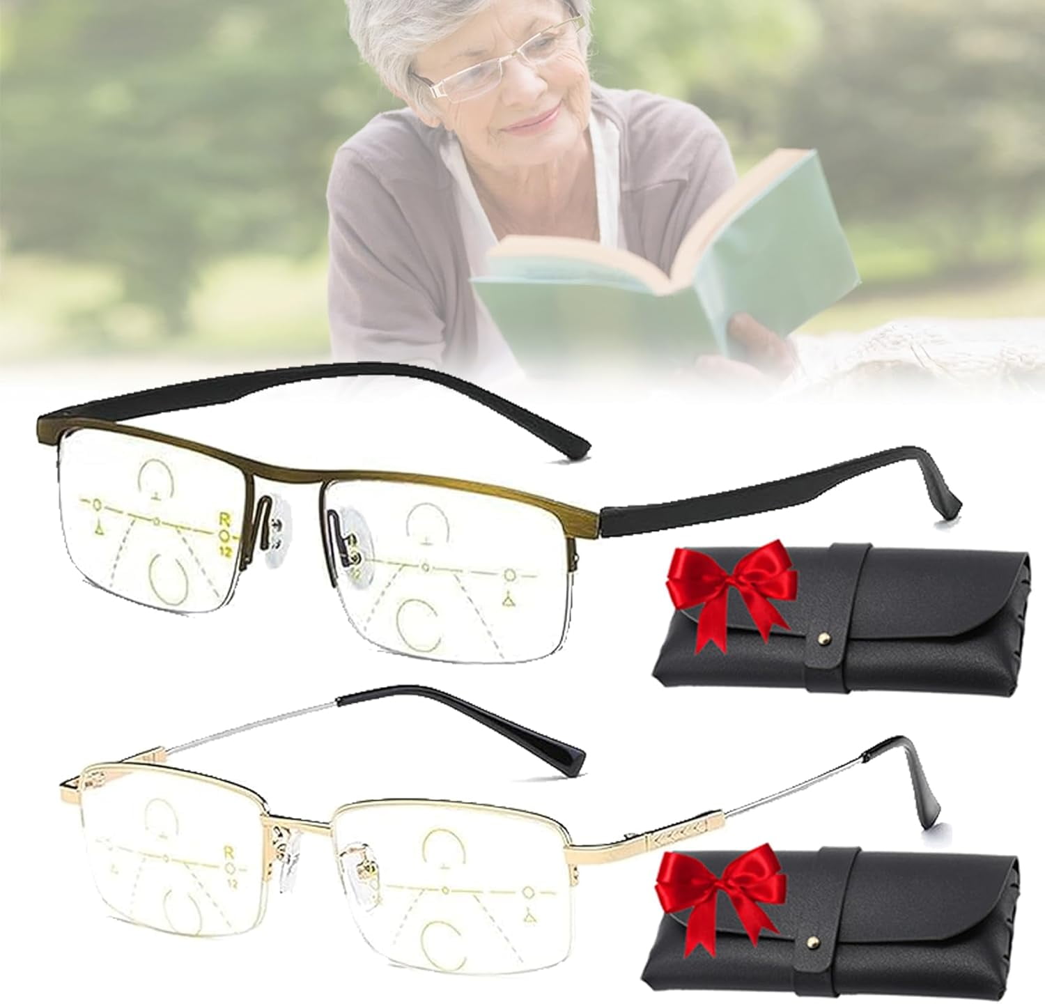 Lilcher Intellireaders for Men & Women – Progressive Multifocal Reading ...