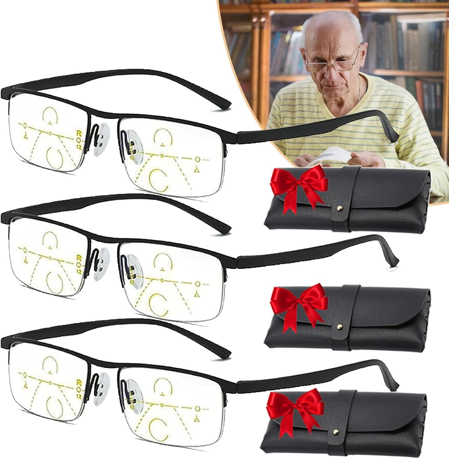 Lilcher Intellireaders for Men & Women – Progressive Multifocal Reading ...