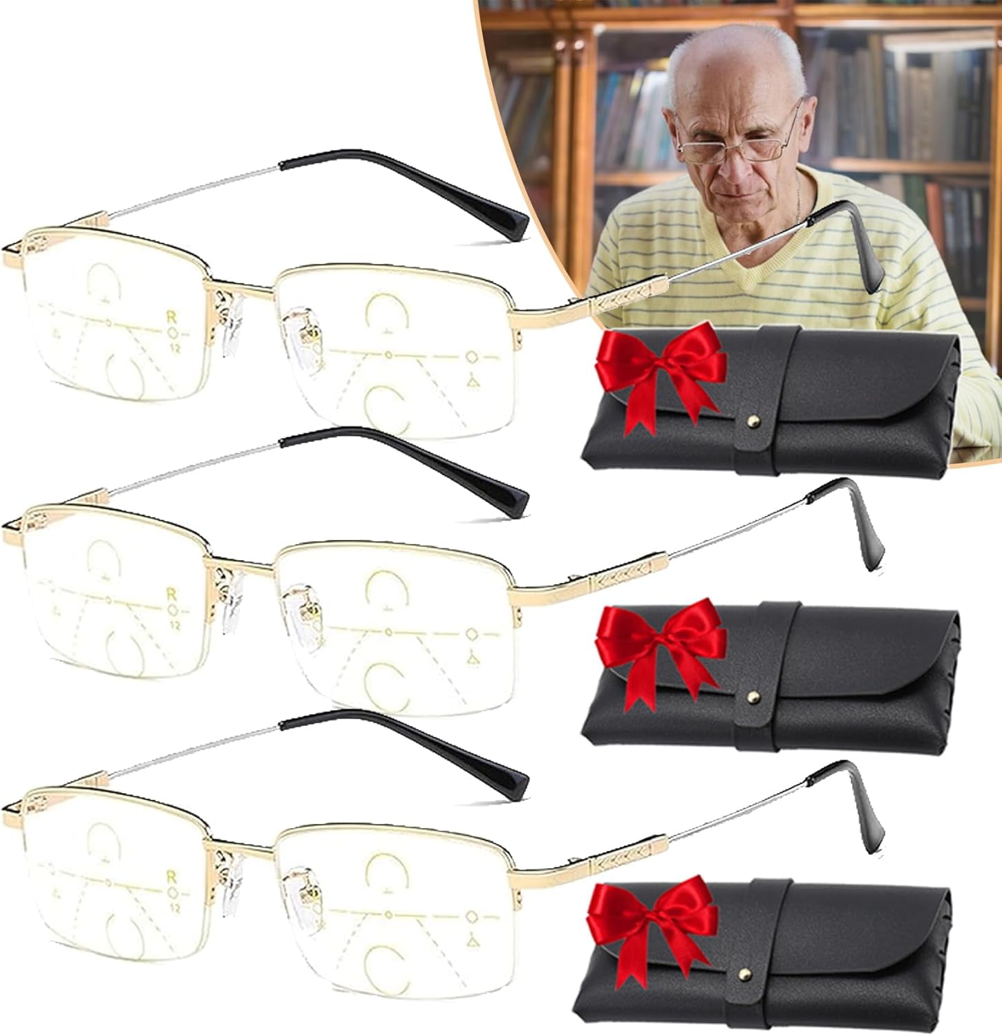 Lilcher Intellireaders for Men & Women – Progressive Multifocal Reading ...