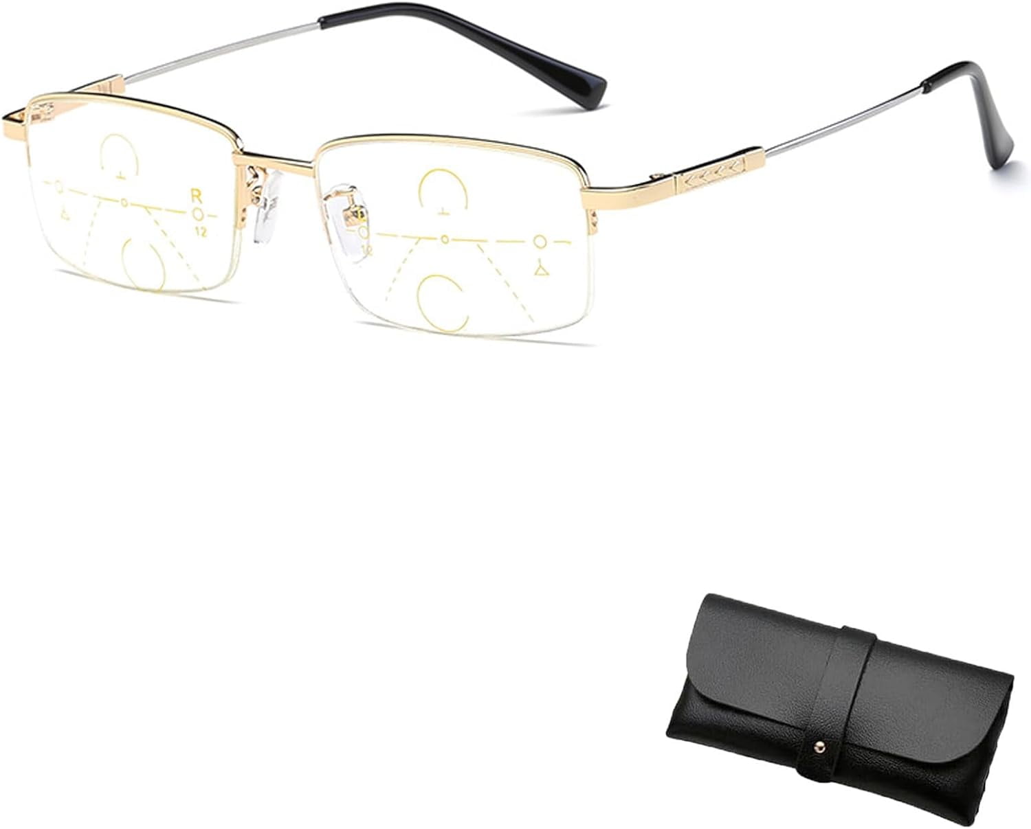 Lilcher Intellireaders, Titanium Progressive Intelligent Zoom Anti Blue ...