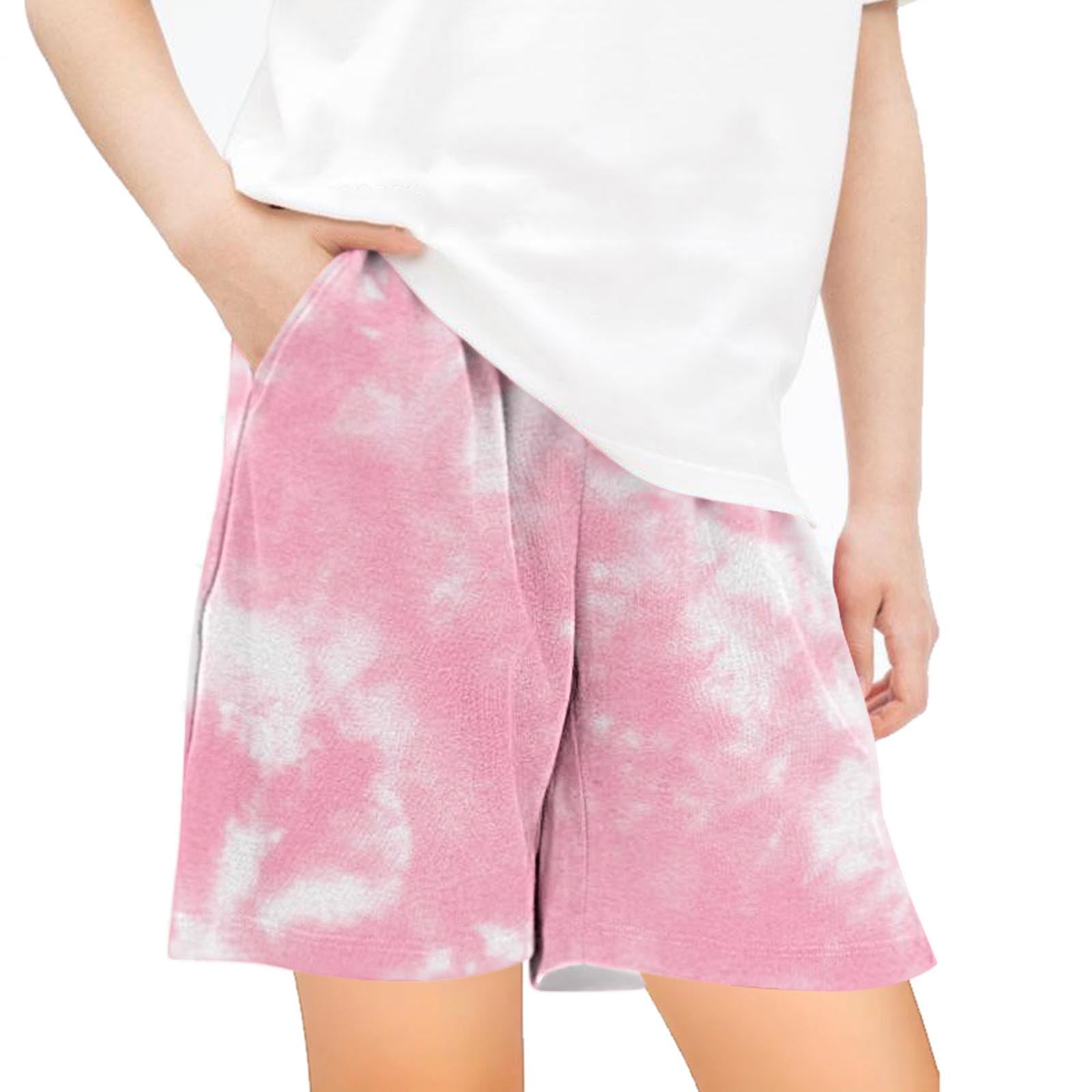 Lilgiuy Boys Girls Athletic Shorts, Summer Tie Dye Running Shorts for ...