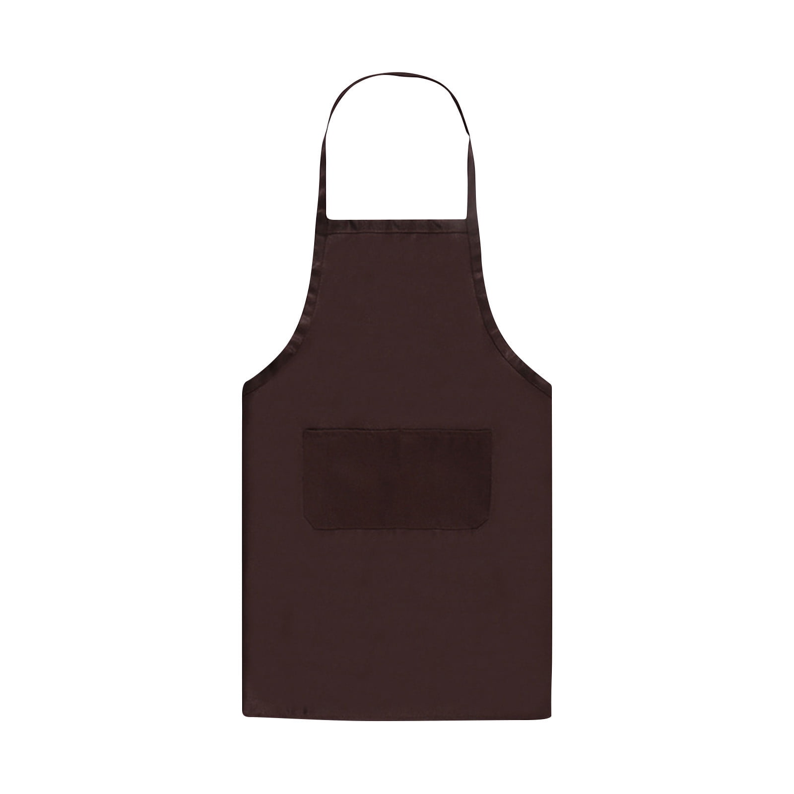Lilgiuy Chef Apron with Pocket Waiter Apron Adjustable Halter Apron ...