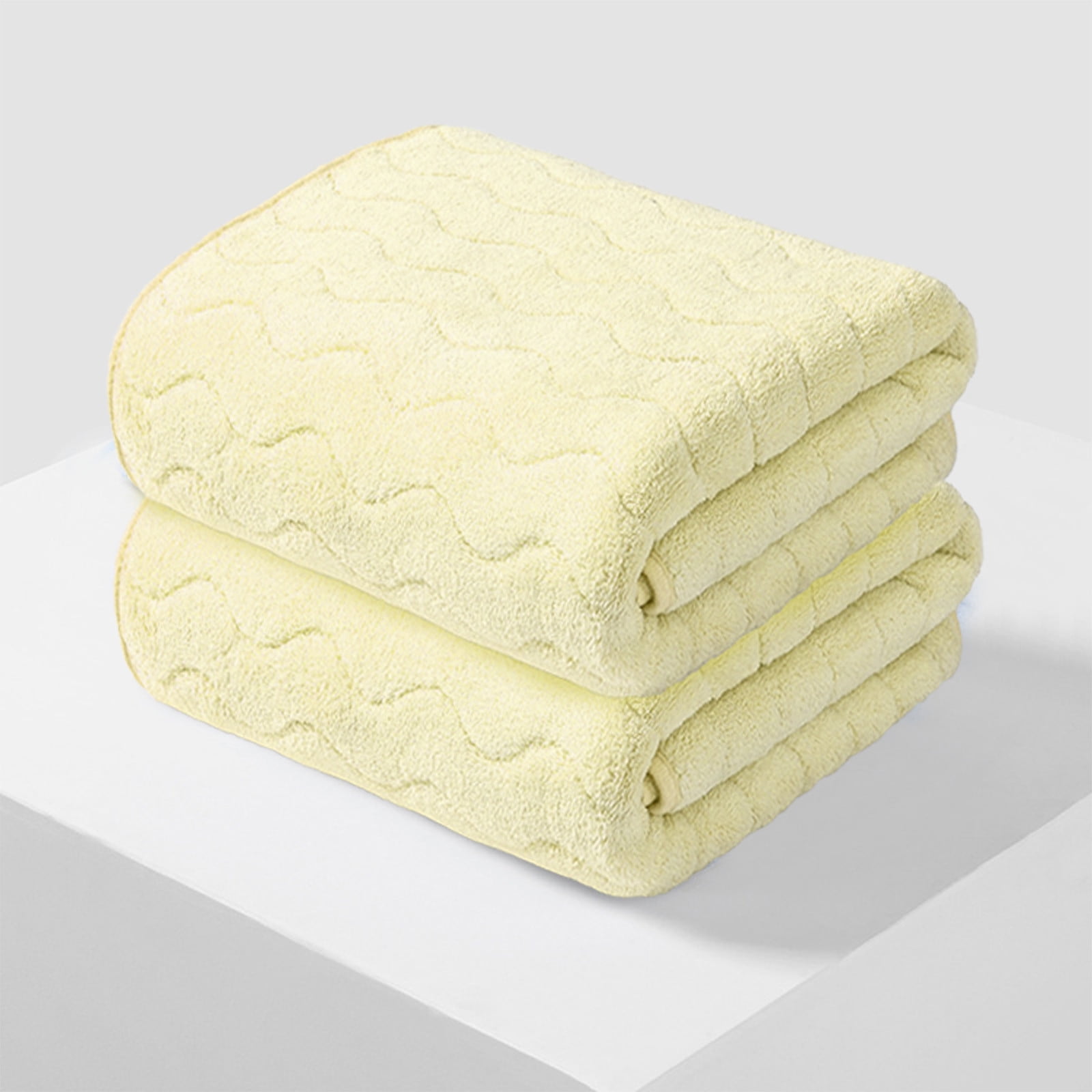 Lilgiuy Hand Towels Set of 2 Solid Color Cotton Super Soft Absorbent ...