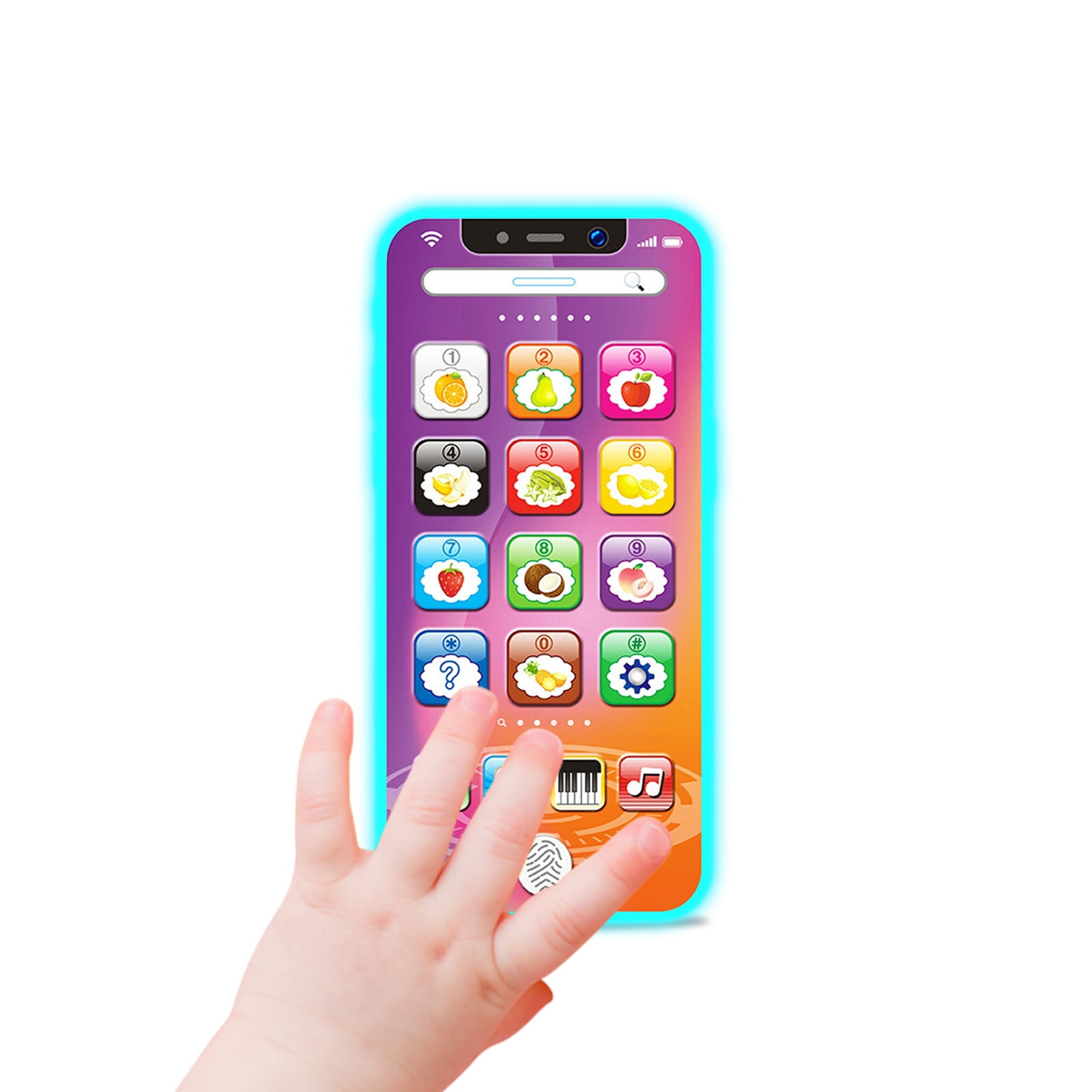 Lilgiuy Kids Smart Phone Gifts for Girls Boys 3 Year and Up, Recharable ...