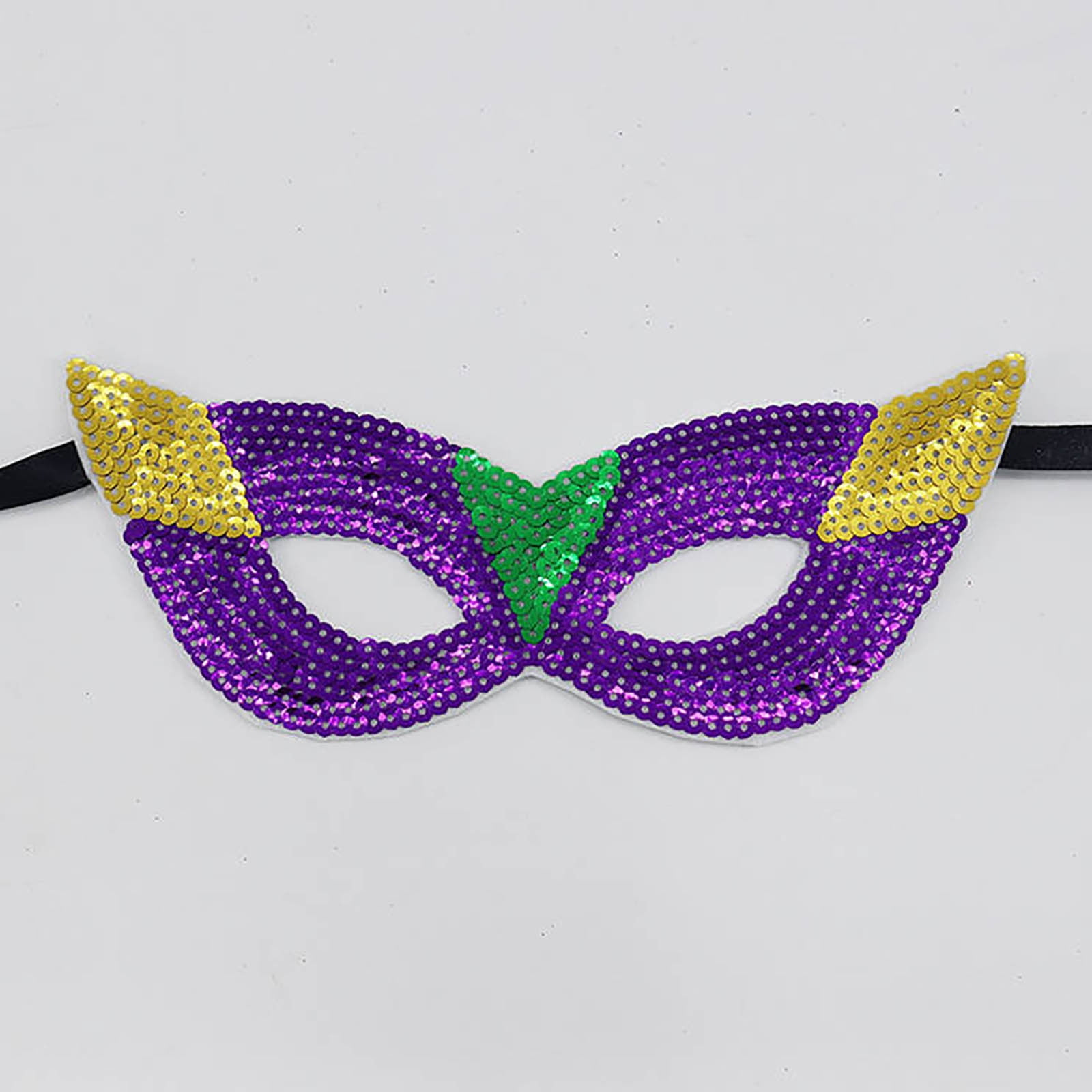 Lilgiuy Mardi Gras Face Mask Large Mardi Gras Mask Prop Mardi Gras ...