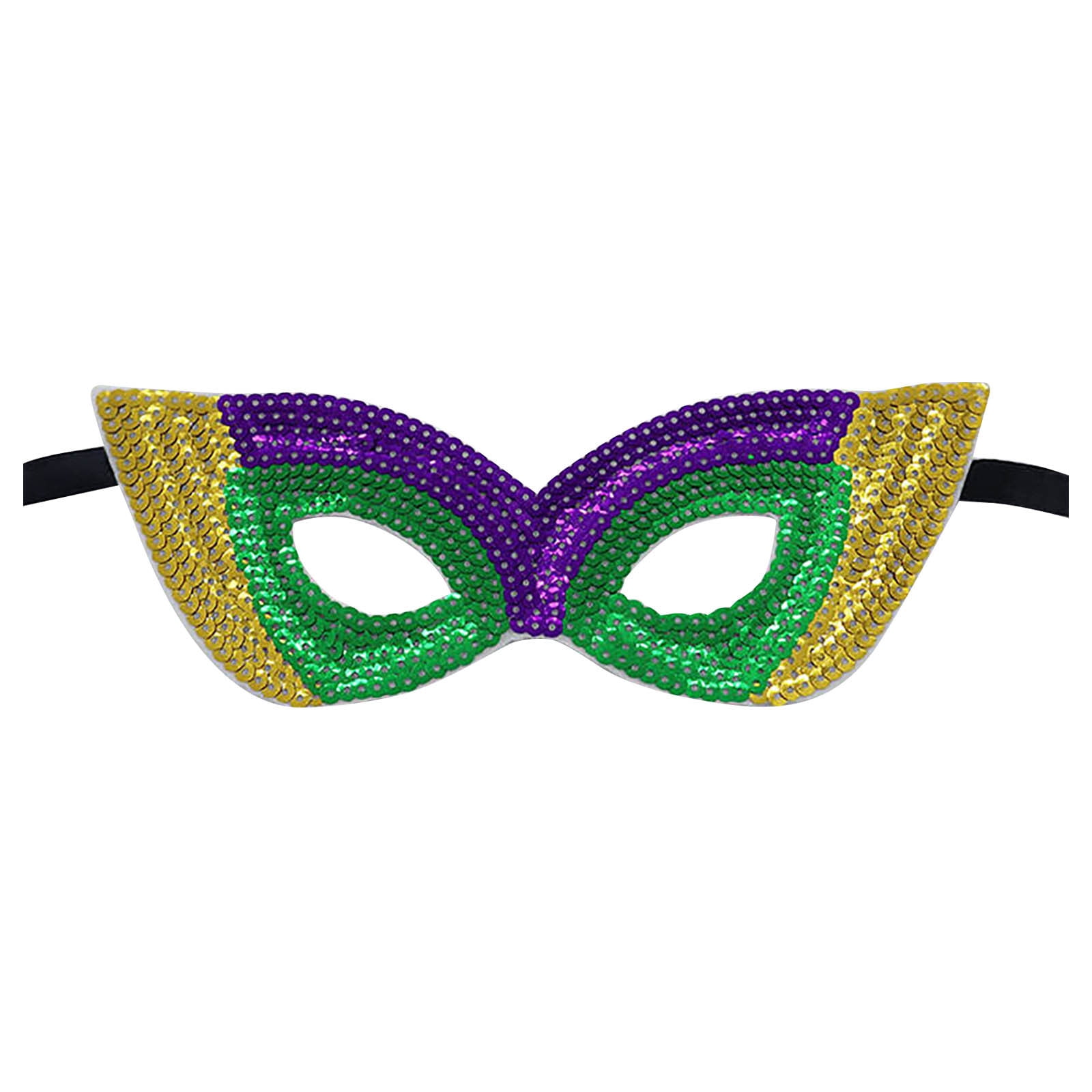 Lilgiuy Mardi Gras Face Mask Large Mardi Gras Mask Prop Mardi Gras ...