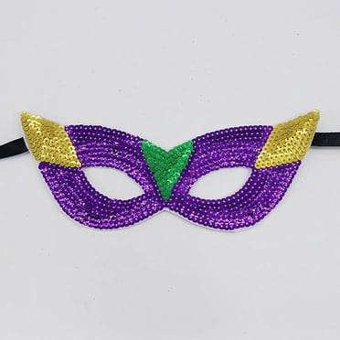 Big Dot of Happiness Colorful Mardi Gras Mask - DIY Shaped Masquerade ...