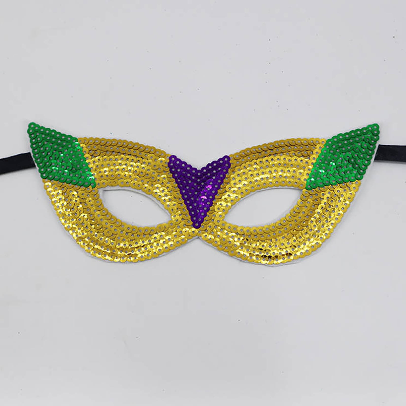 Lilgiuy Mardi Gras Face Mask Large Mardi Gras Mask Prop Mardi Gras ...