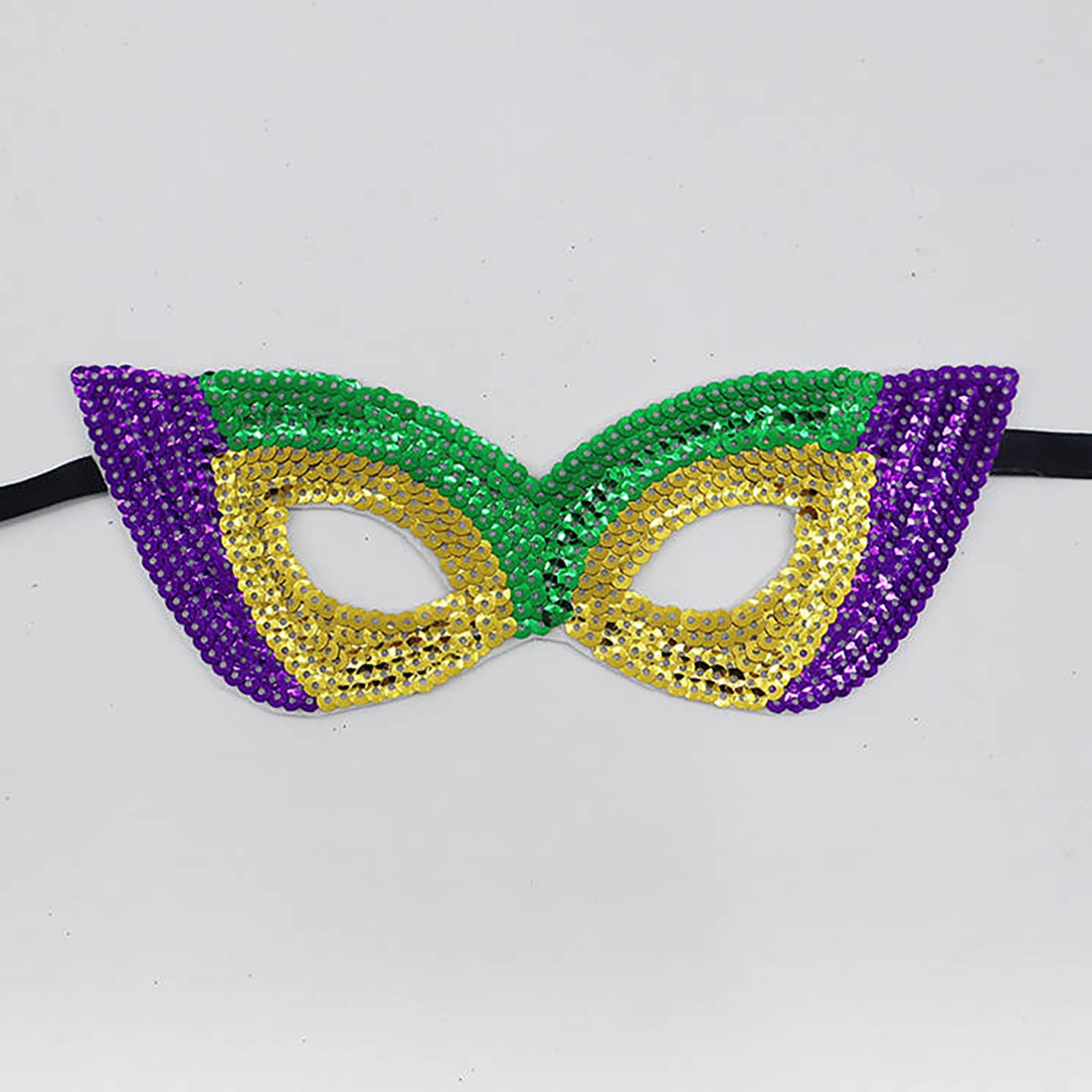 Lilgiuy Mardi Gras Face Mask Large Mardi Gras Mask Prop Mardi Gras ...